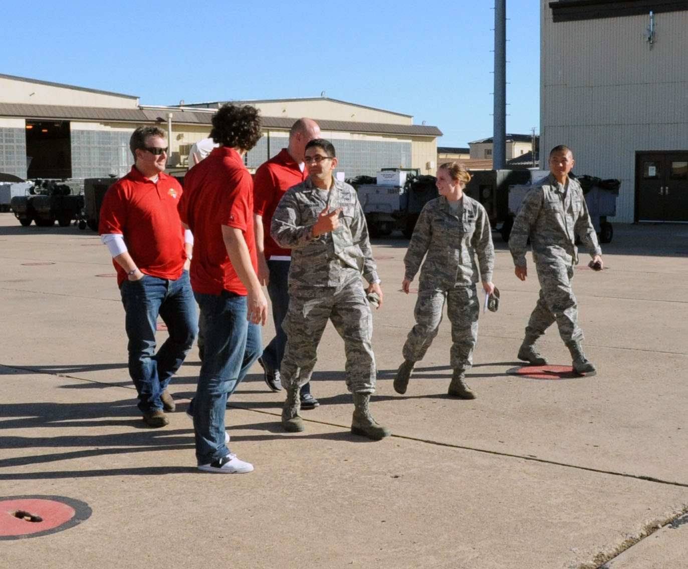 Texas Rangers Winter Caravan Tour visits Sheppard > Sheppard Air Force ...