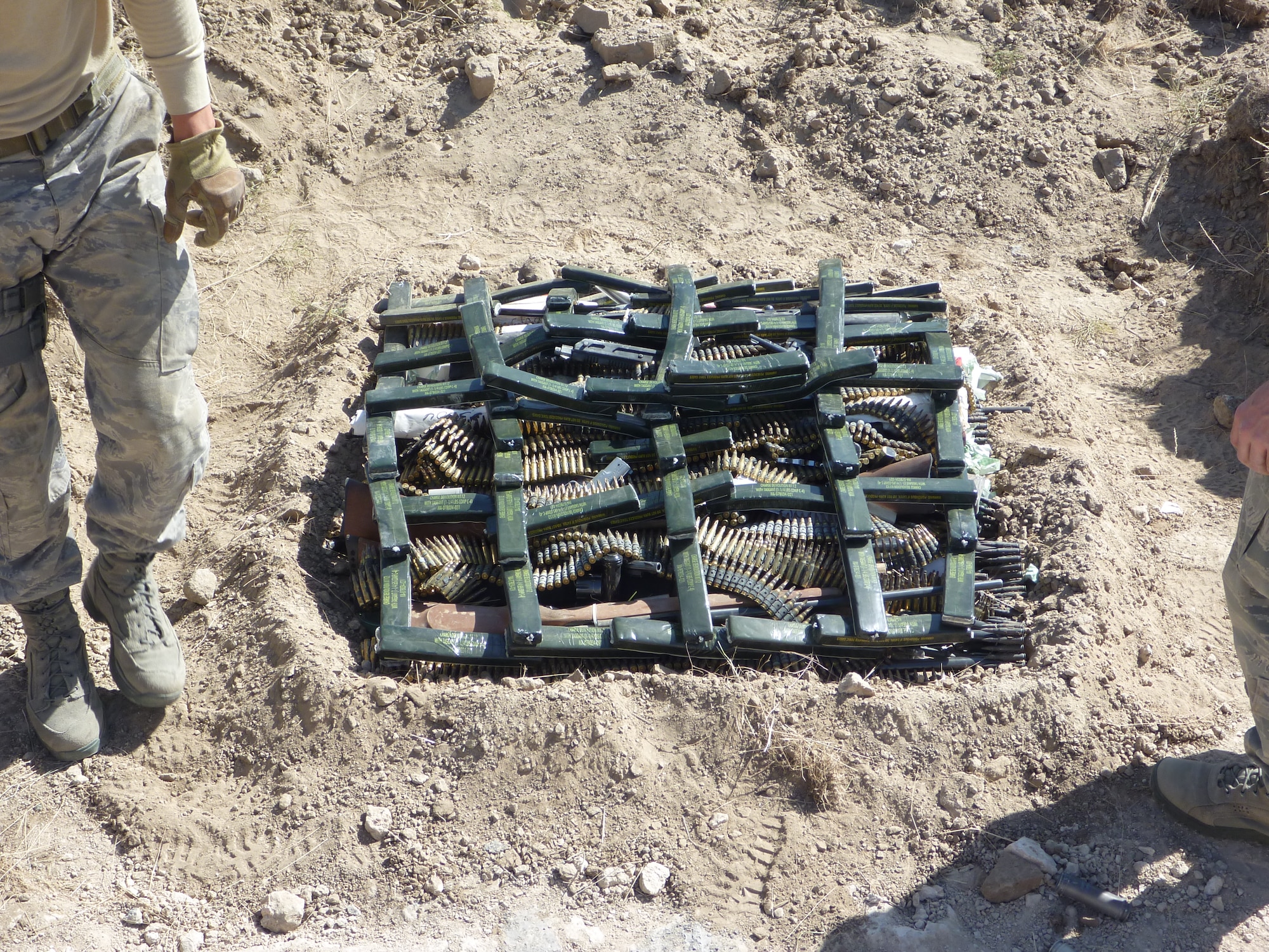 Annual range clearance a blast for EOD Airmen > Mountain Home Air Force ...