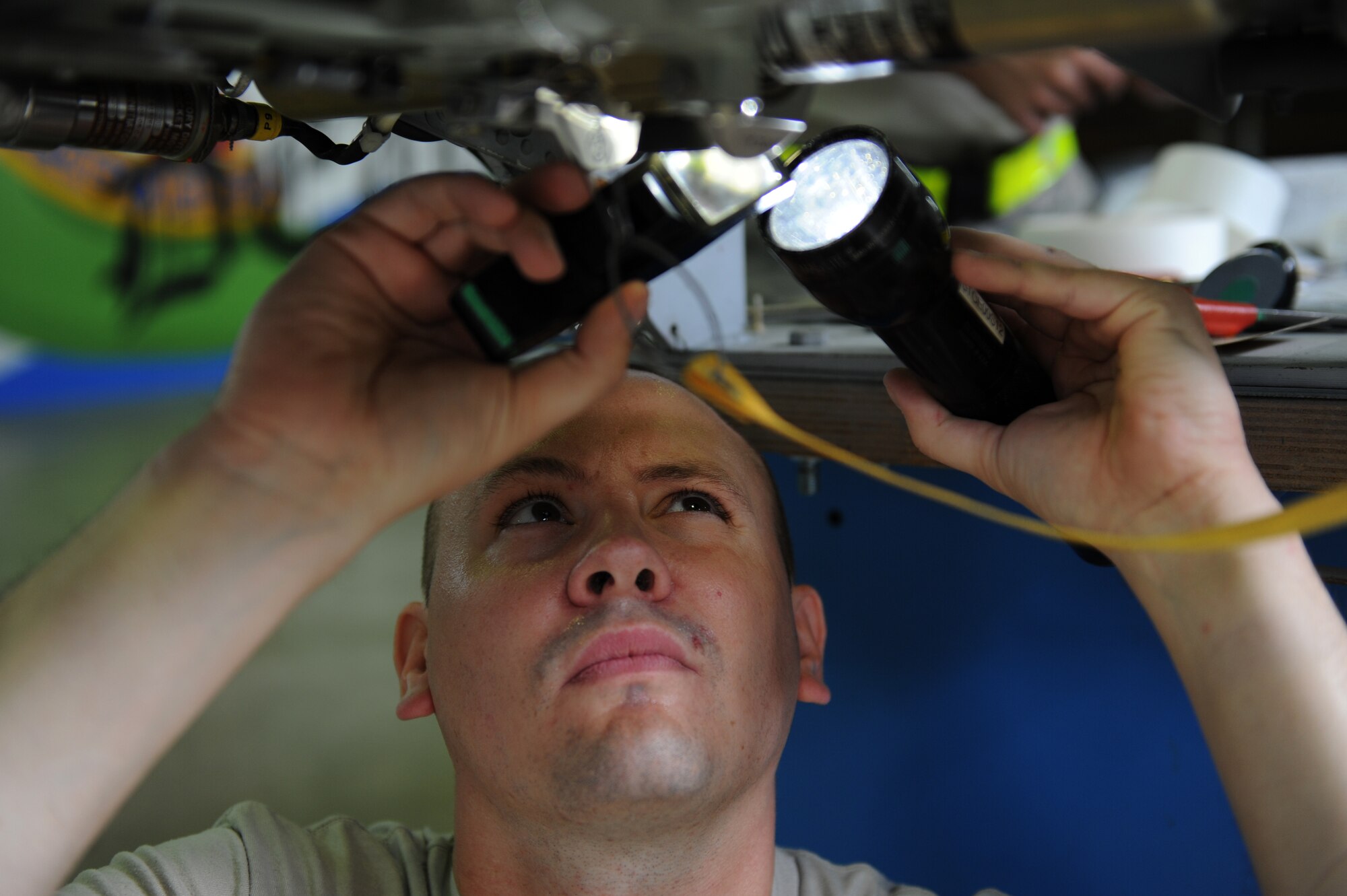 Emergency exit: Aircrew egress system technicians ensure pilot safety ...