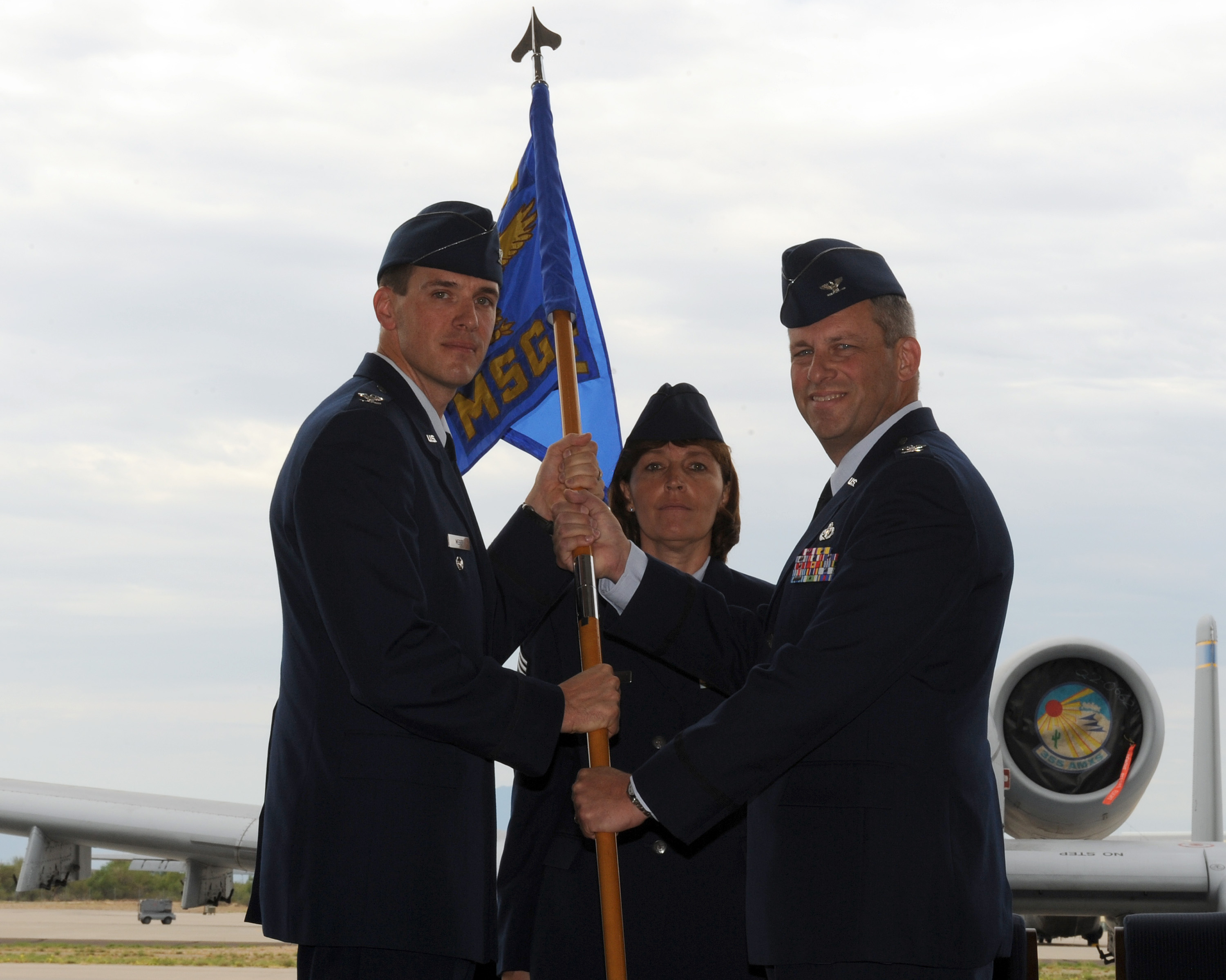 355th MSG Change of Command