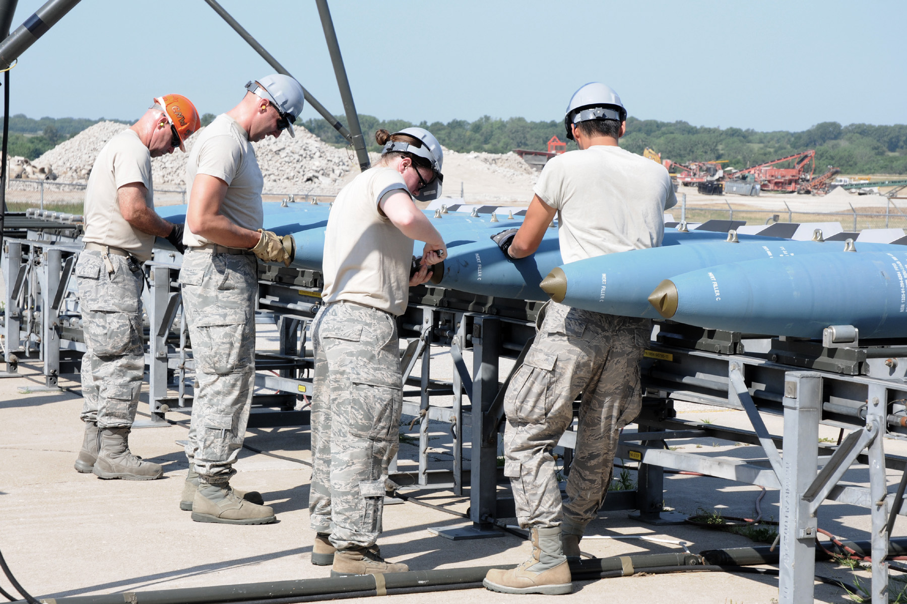 132FW members prep for Operational Readiness Exercise.