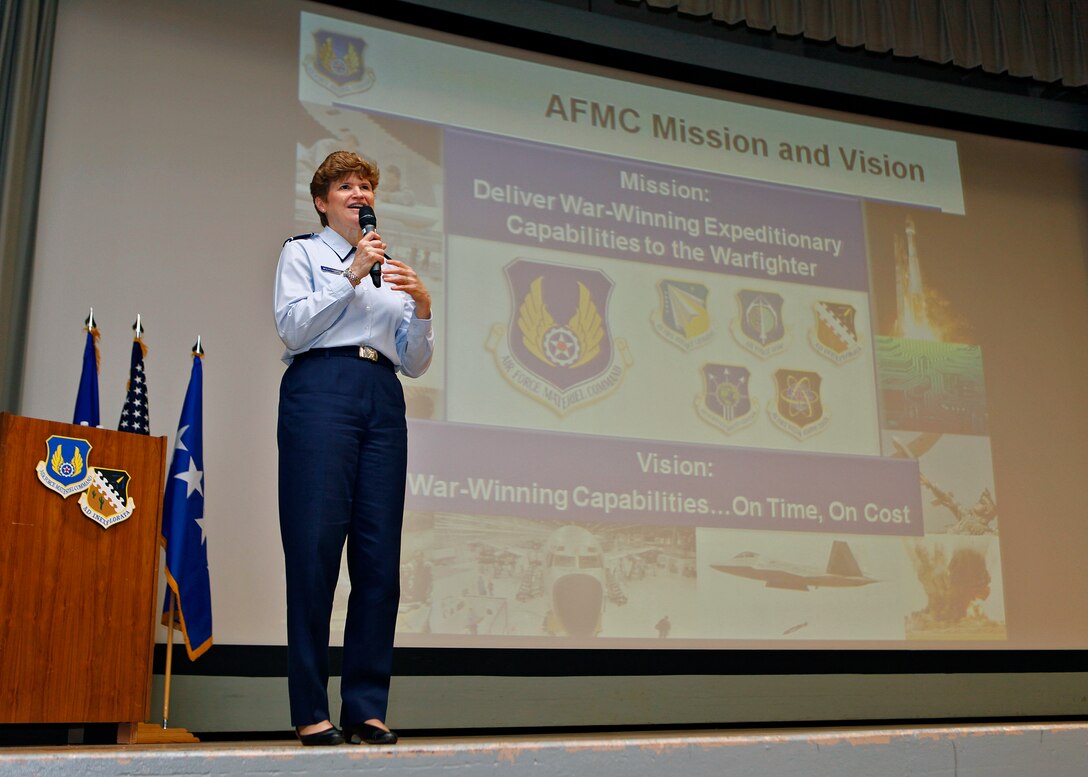 Wolfenbarger AFMC edwards commander's call