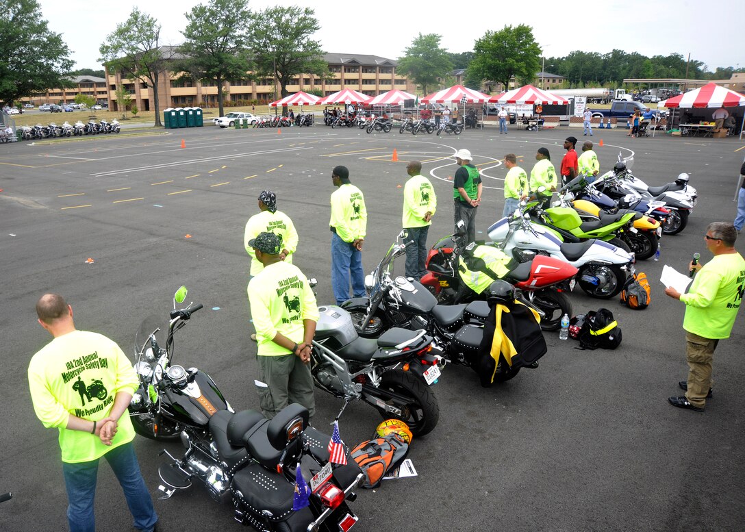 Andrews participates in Motorcycle Safety Day