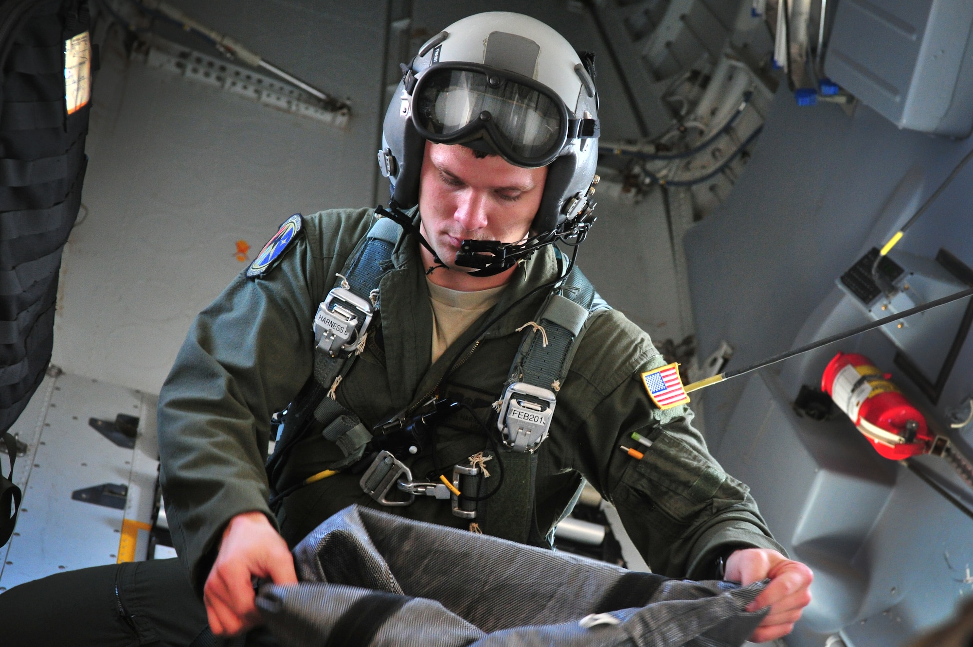 Loadmasters in flight > Cannon Air Force Base > Article Display