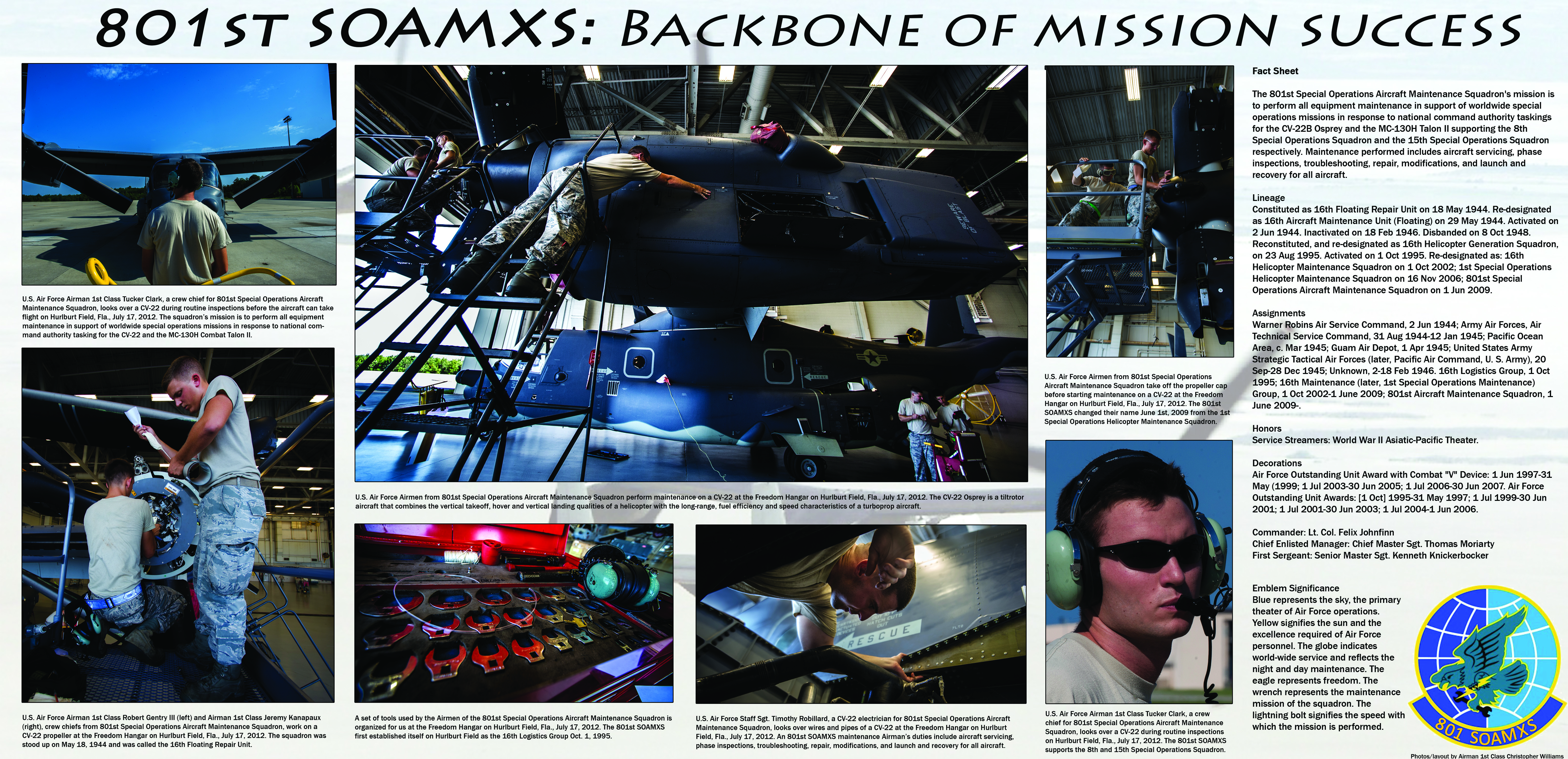 801st SOAMXS: 'Backbone of Mission Success' > Hurlburt Field > Article ...