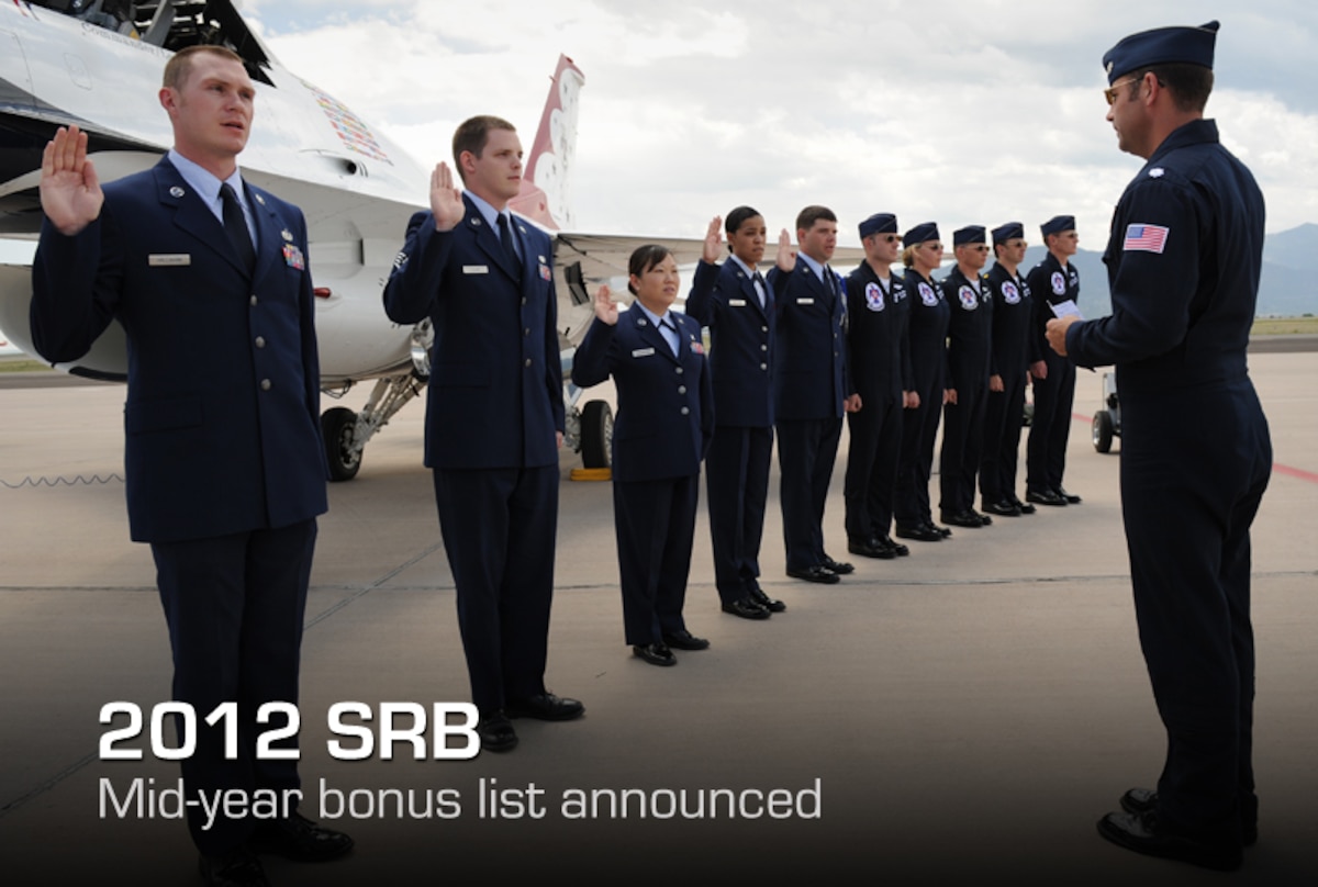 AF releases mid-year selective re-enlistment bonus list, changes > Edwards Air Force Base > News