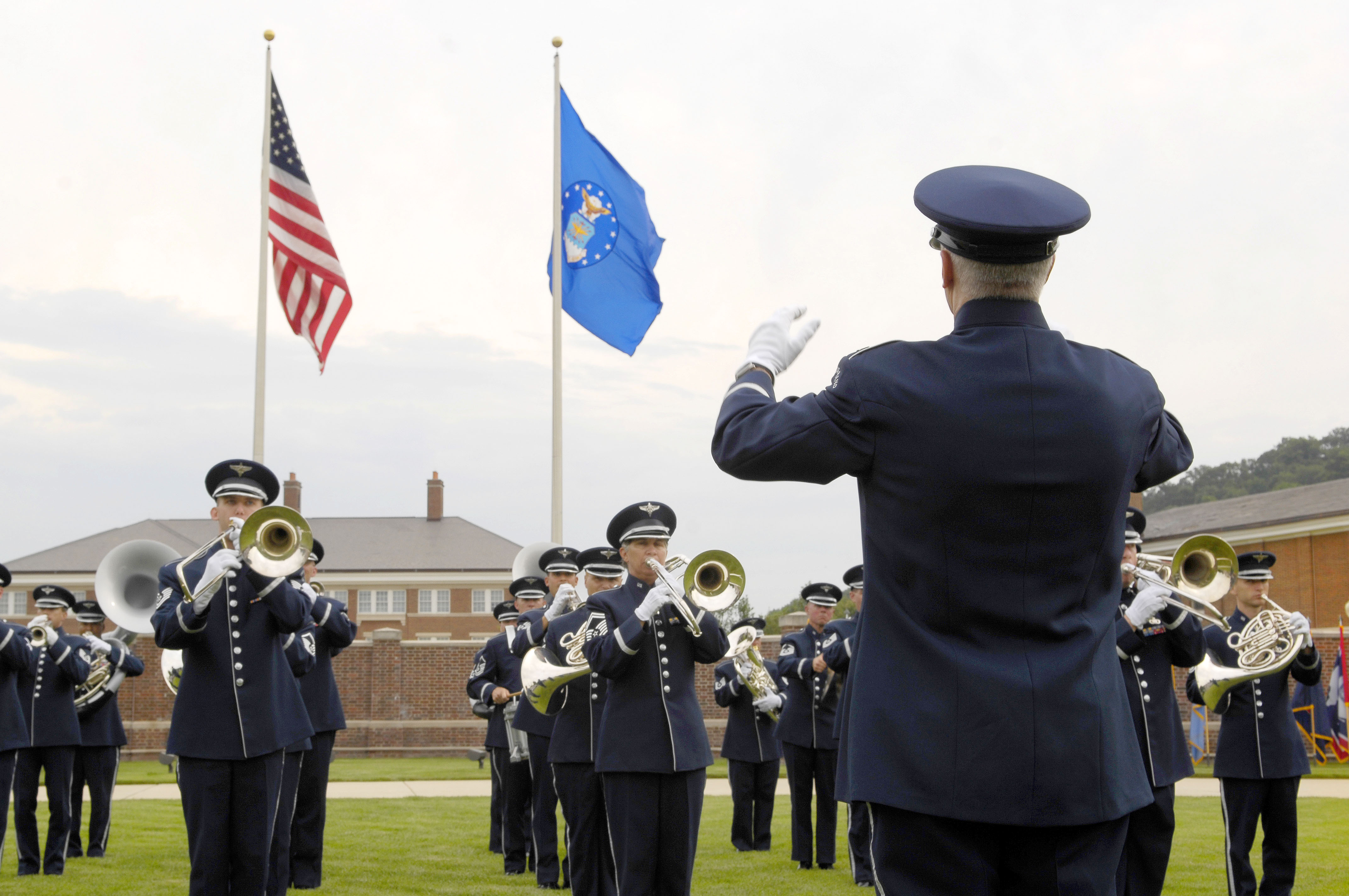 U.S. Air Force Band performs at AFDW Change of Command 2012