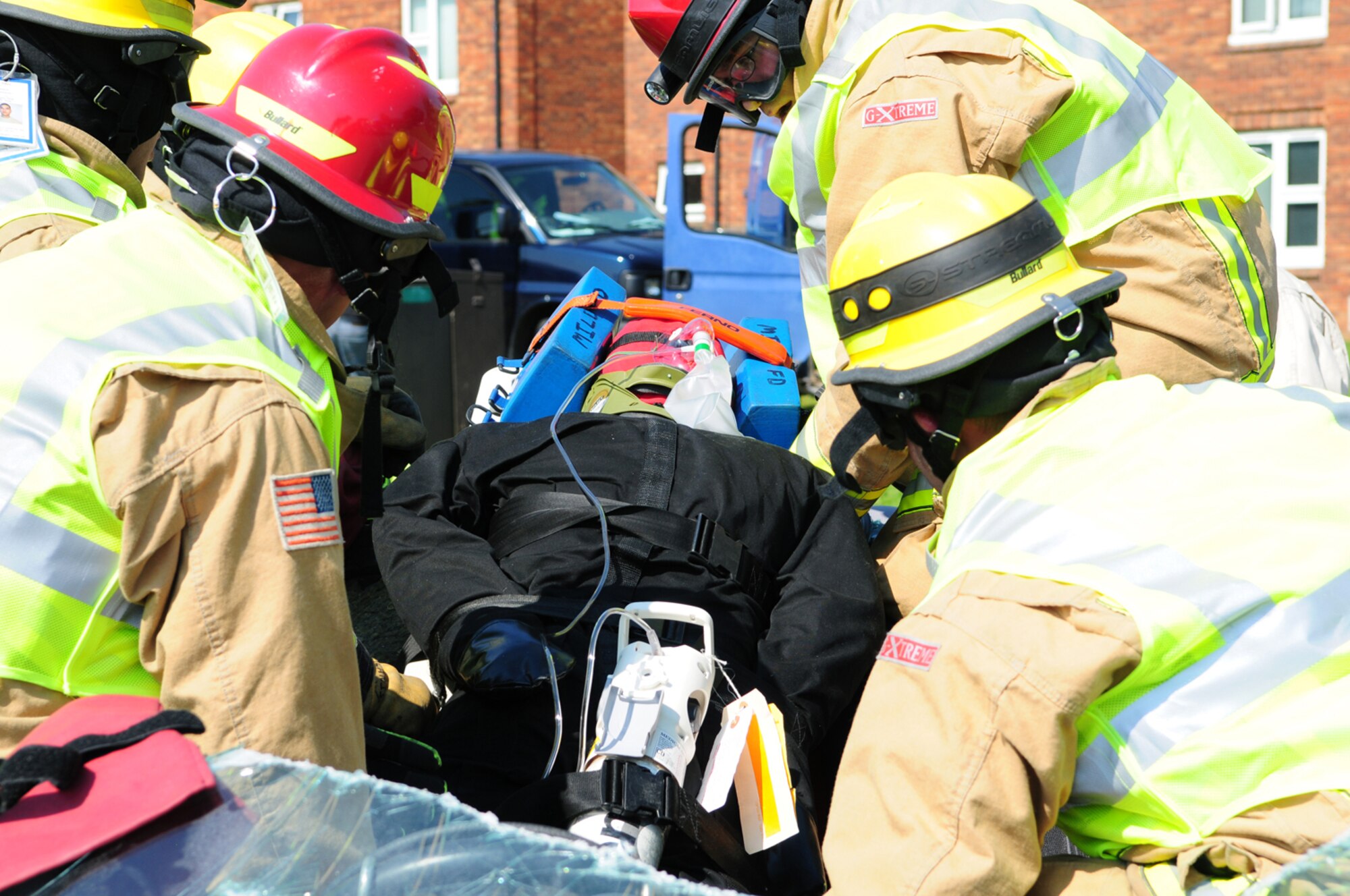 Firefighters demonstrate life-saving skills > Royal Air Force ...