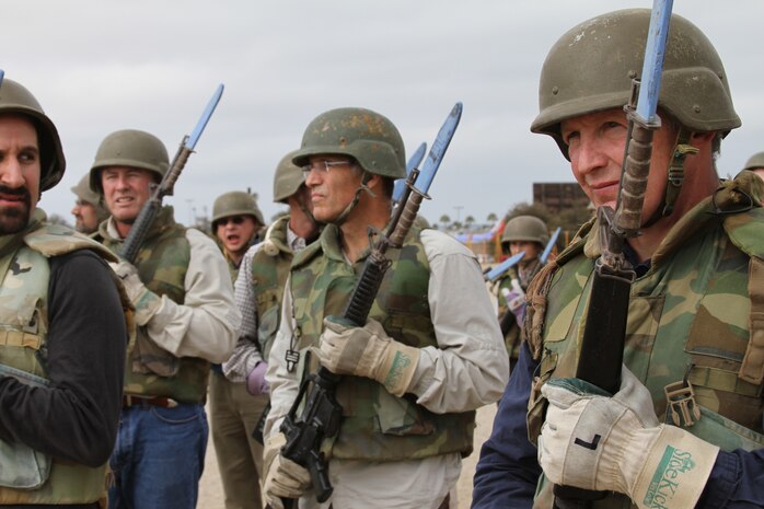 Approximately 20 citizens with a joint civillian orientation confrence ...