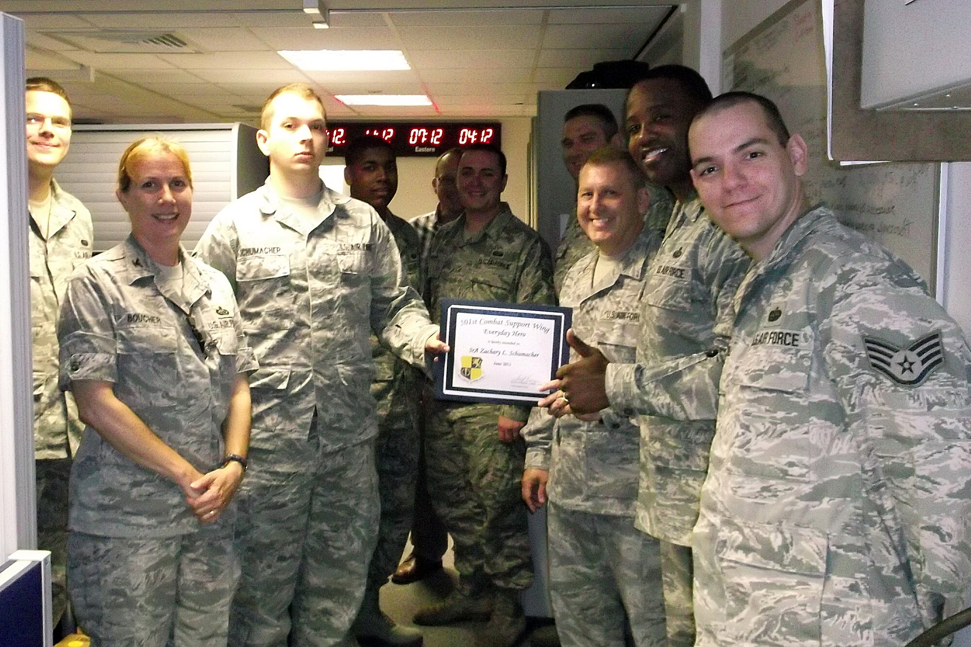 501 CSW Everyday Hero > 501st Combat Support Wing > Article Display