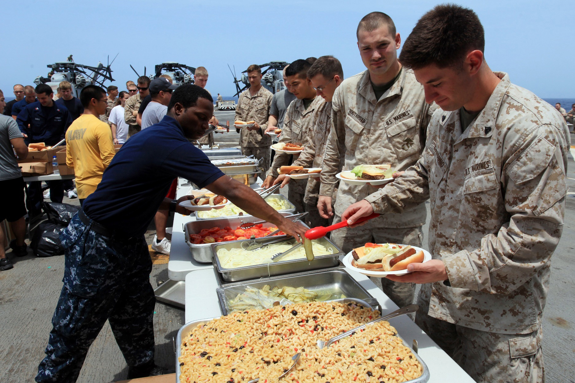 Iwo Jima Amphibious Readiness Group celebrates hump day > Deputy ...