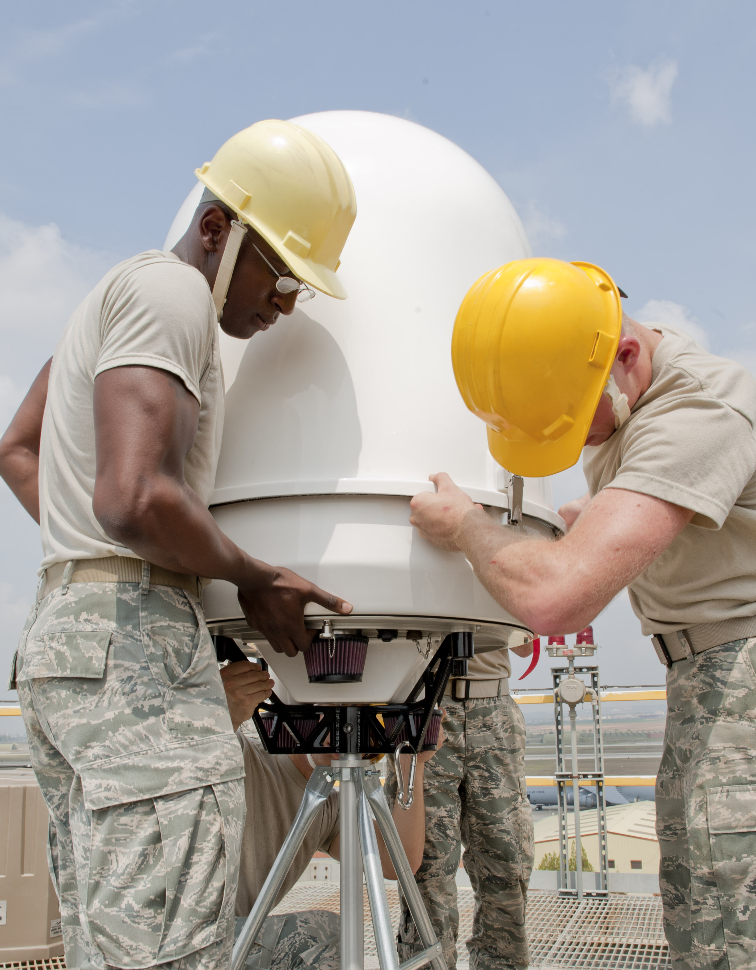 CS Airmen install first Doppler weather system in USAFE