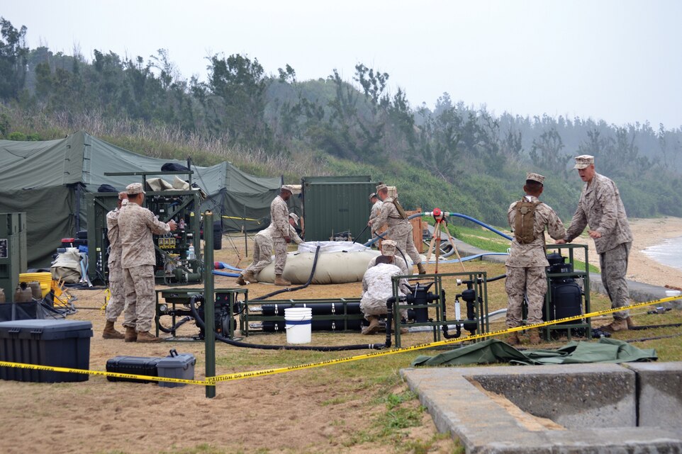 Utilities Marines improve field conditions > Marine Corps Installations ...