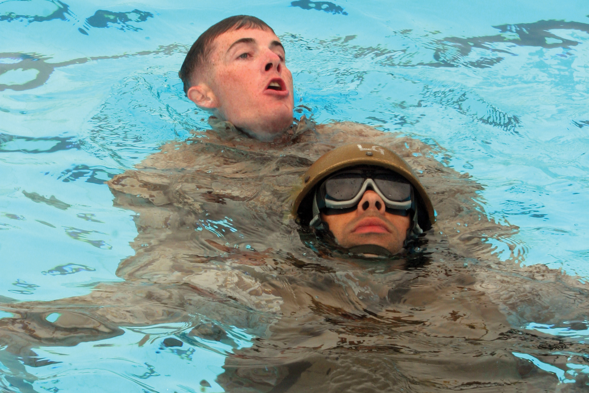 Marines swim through challenging water-rescue course > Marine Corps ...