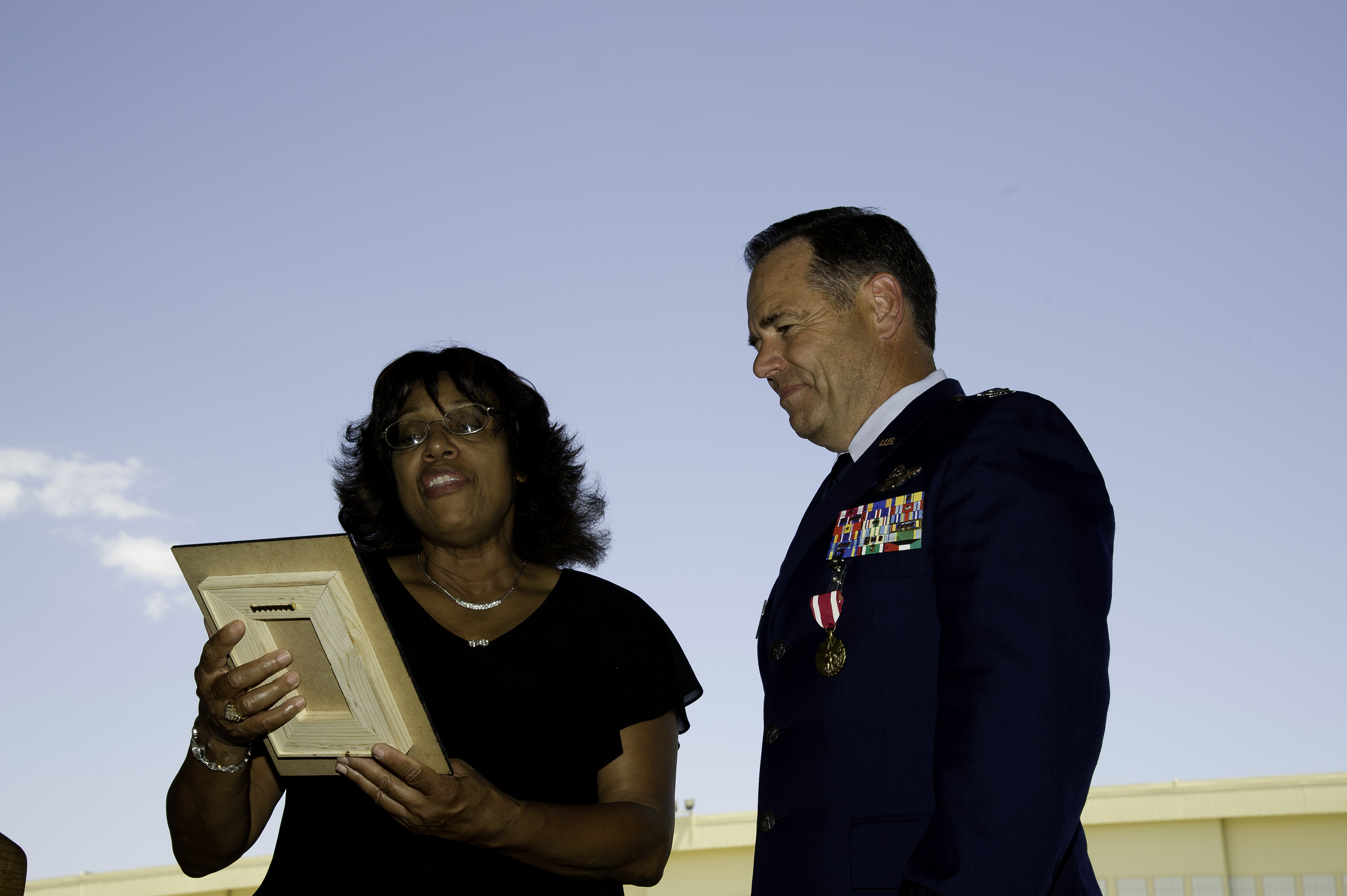 Col Mark Larson's promotion and farewell