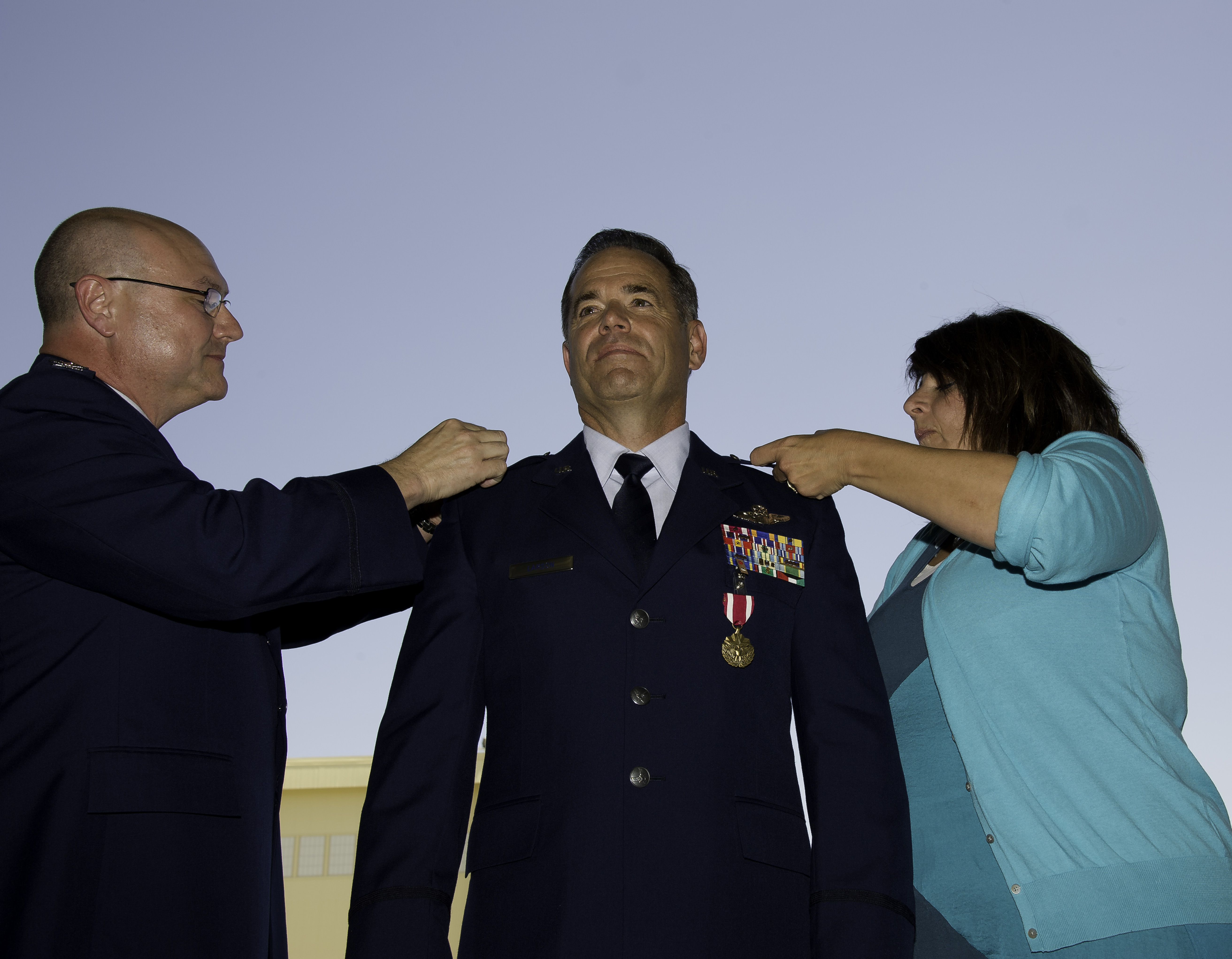 Col Mark Larson's promotion and farewell