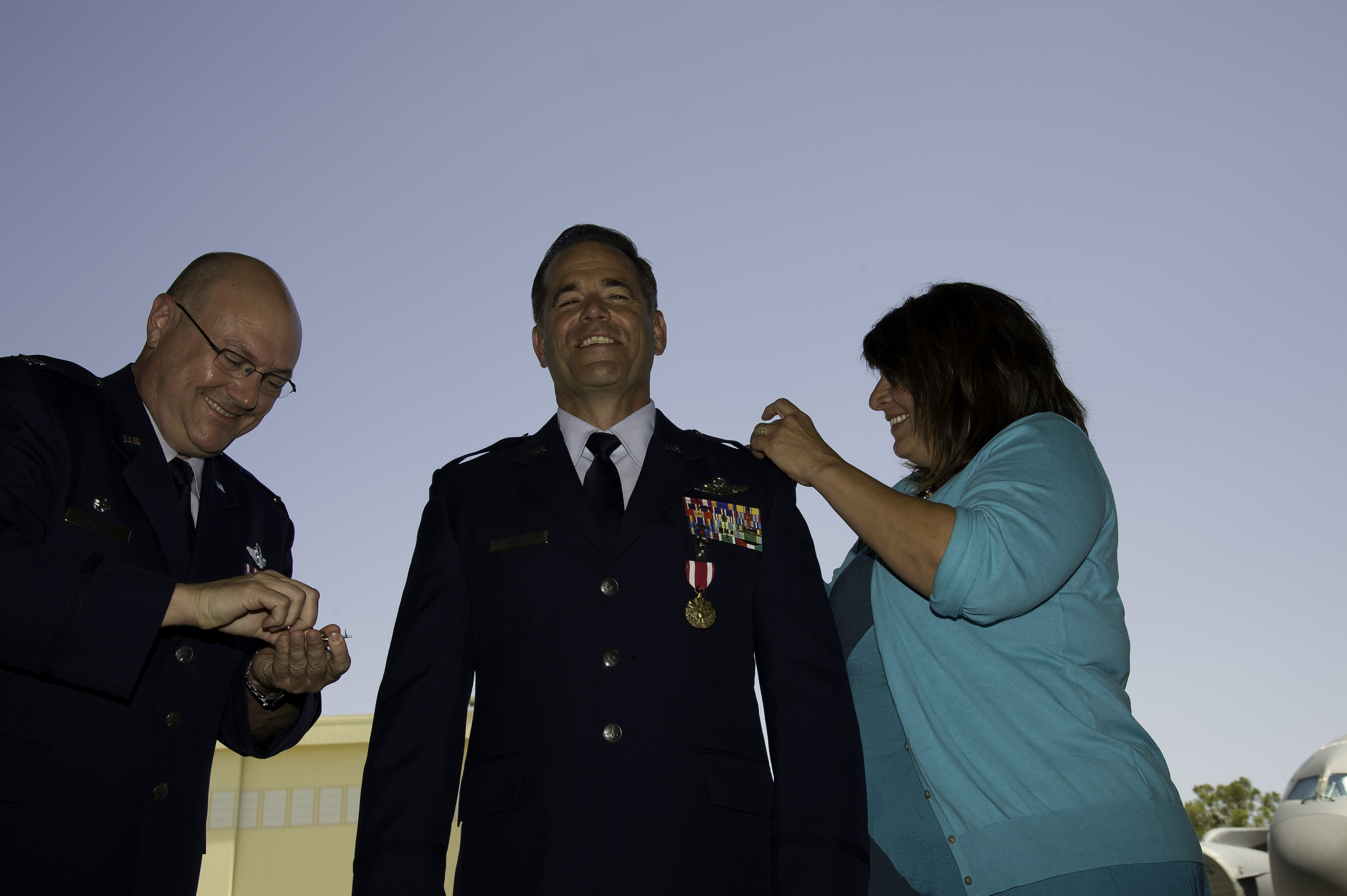 Col Mark Larson's promotion and farewell