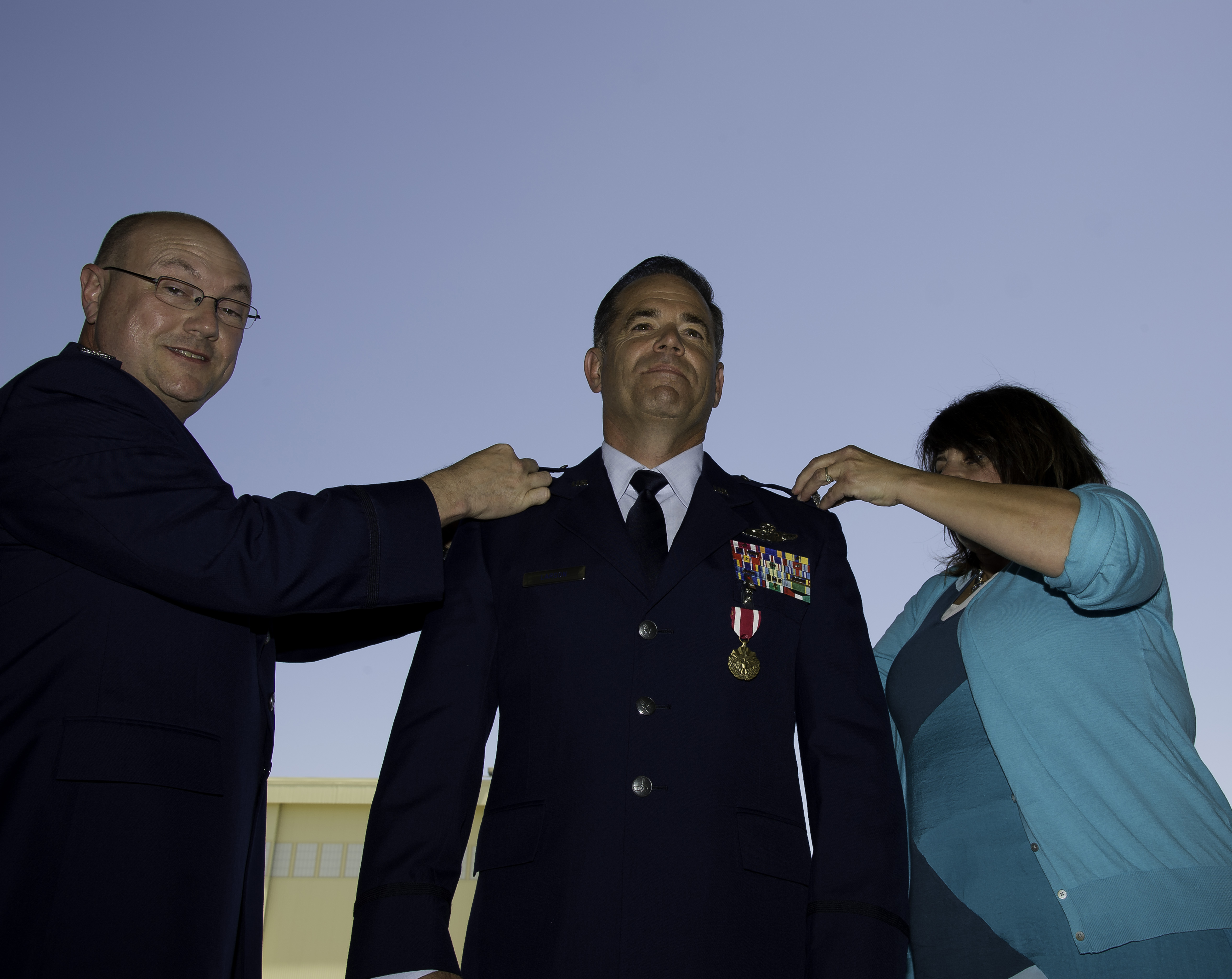Col Mark Larson's promotion and farewell