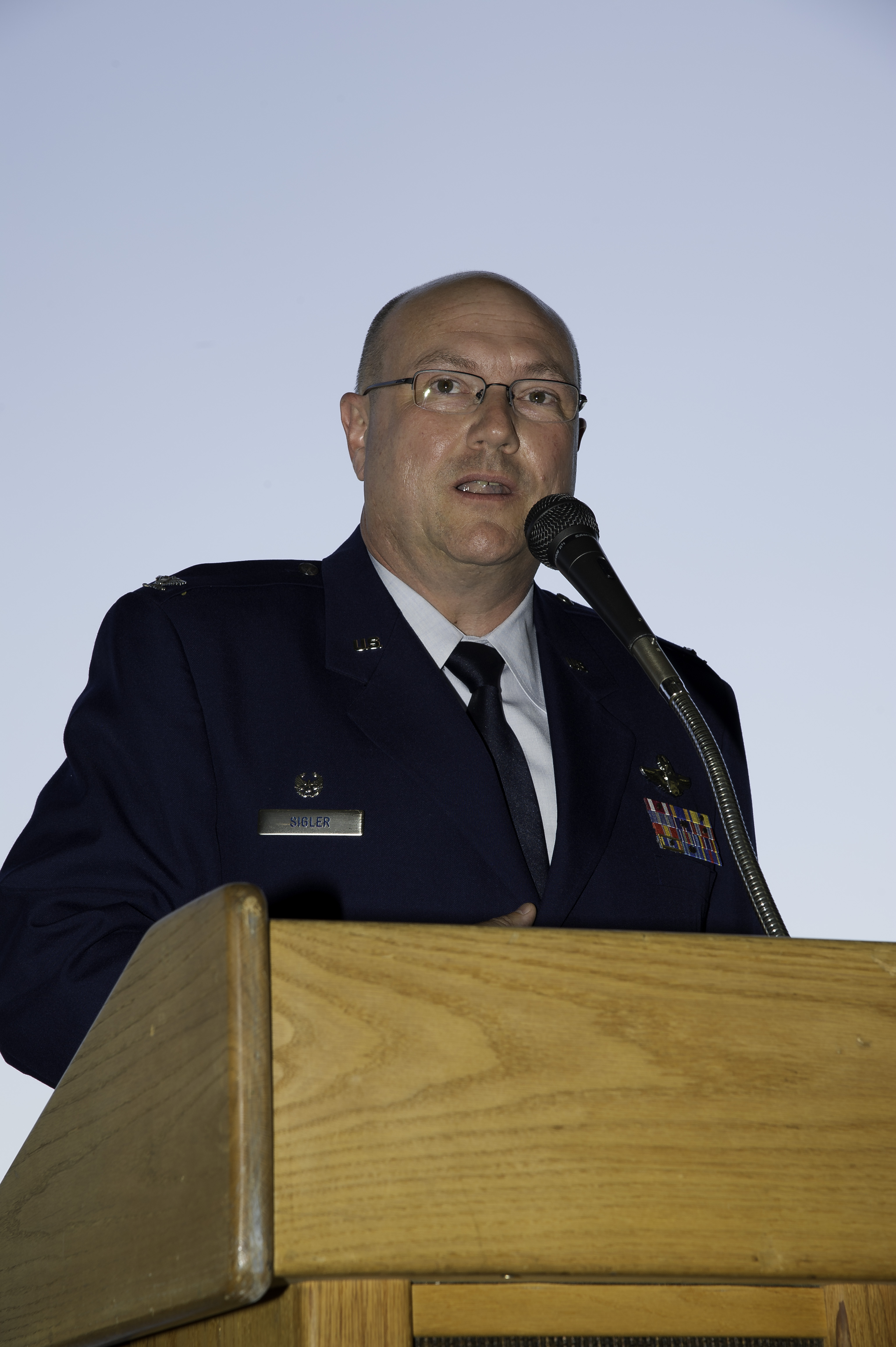 Col Mark Larson's promotion and farewell