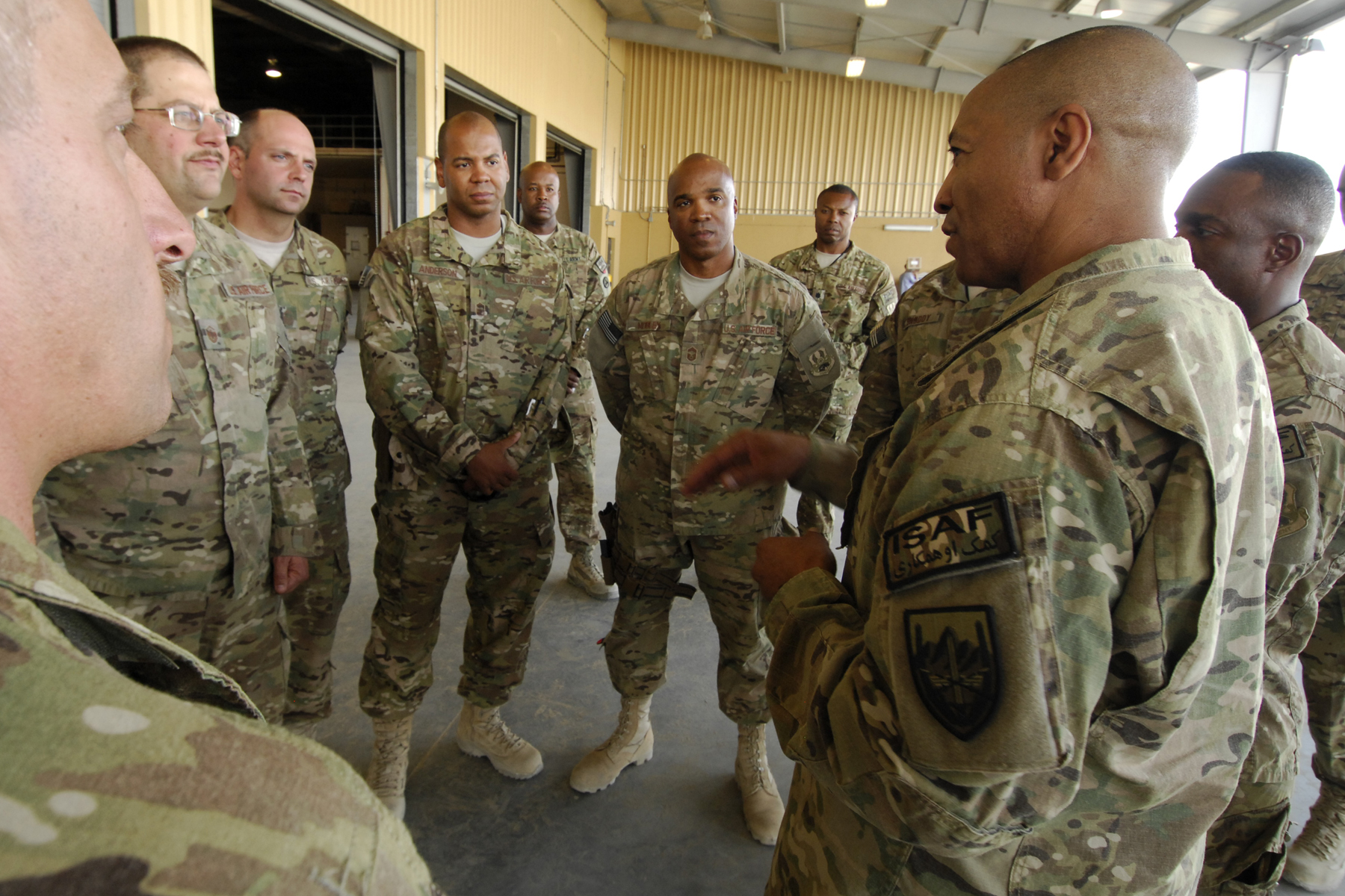 ISAF Command Sergeant Major visits Bagram > U.S. Air Forces Central ...