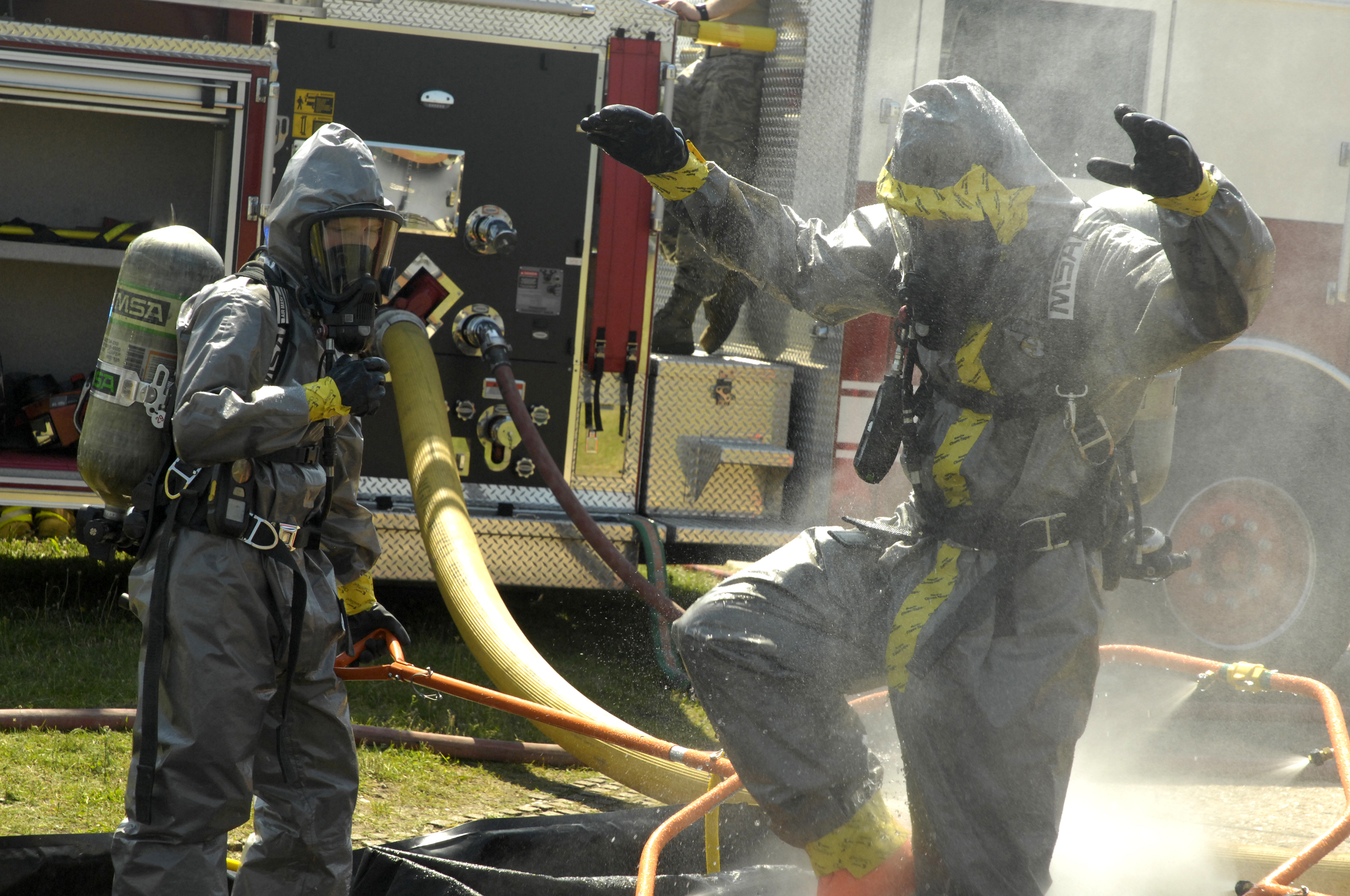 48th CES, handling hazards