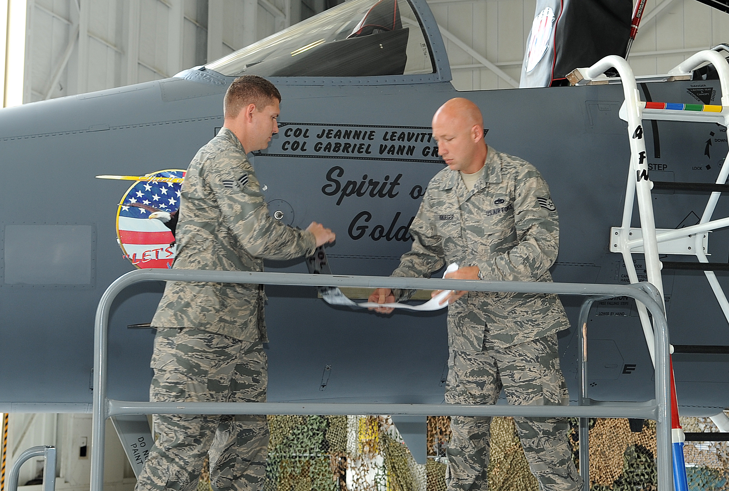 4th FW Airmen unveil flagship > Seymour Johnson Air Force Base ...