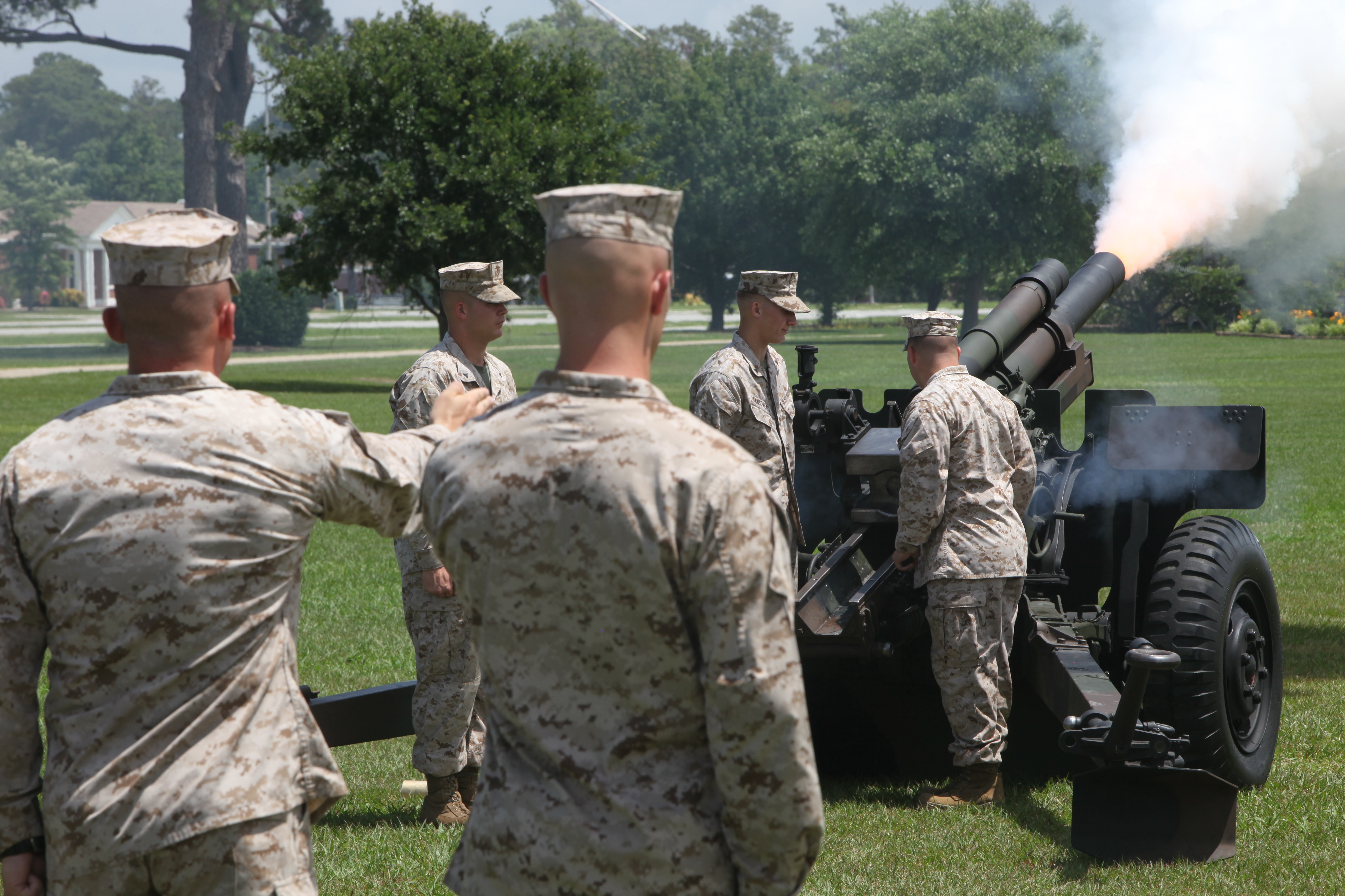 Battery K Marines honor fallen with 21-gun salute > Marine Corps Base ...
