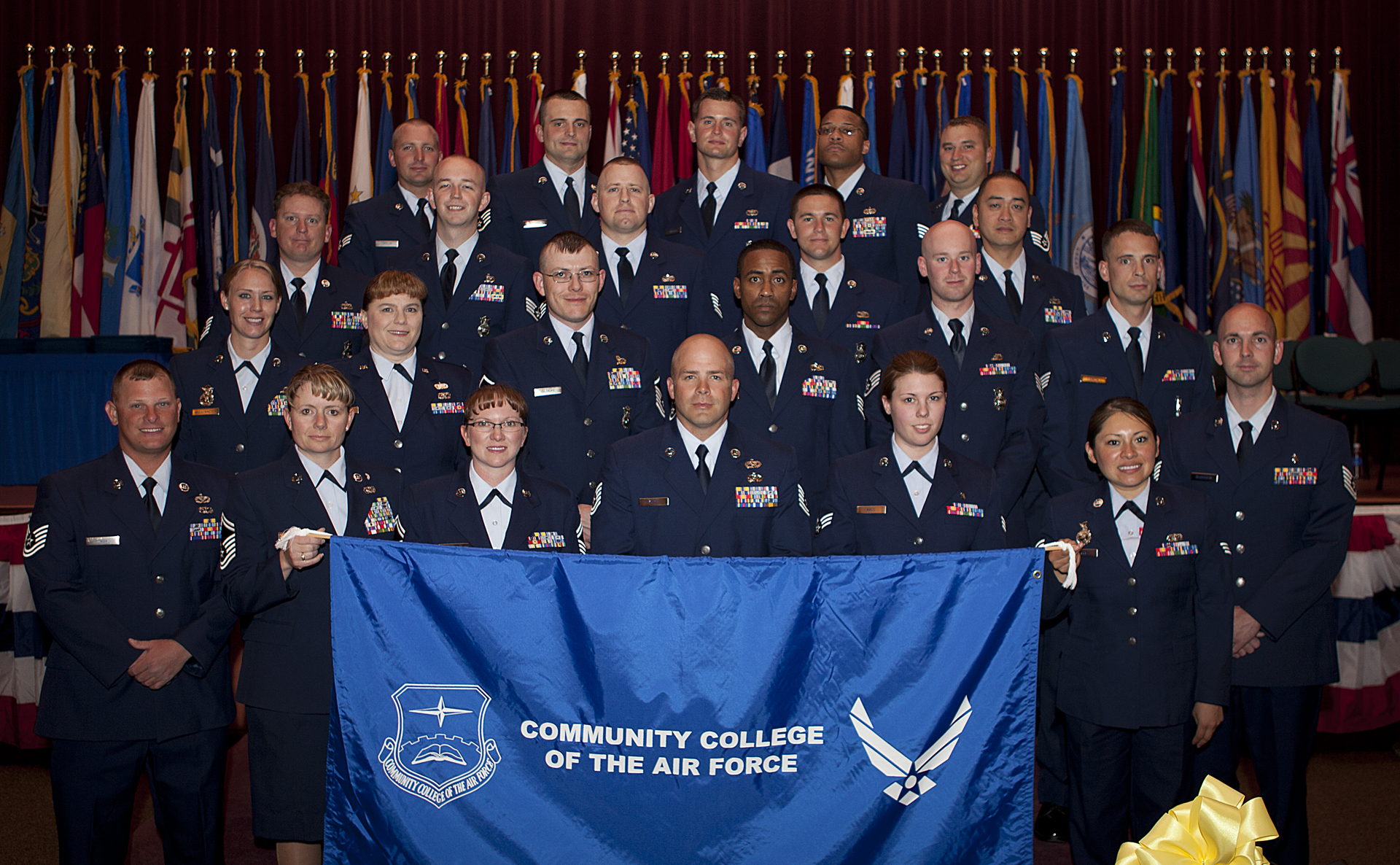 Warren recognizes Community College of the Air Force graduates