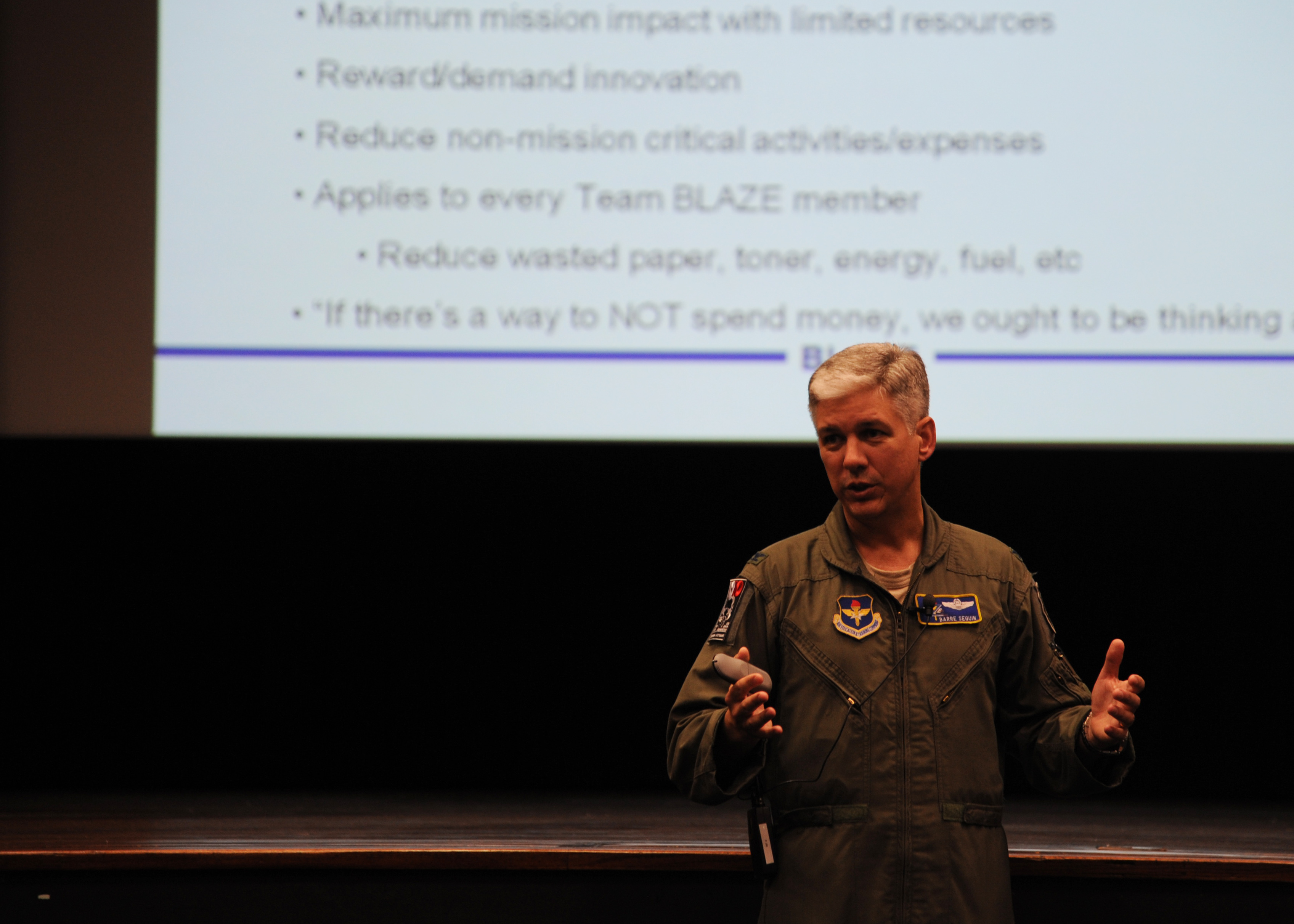 Officer call details expectations, thanks > Columbus Air Force Base ...