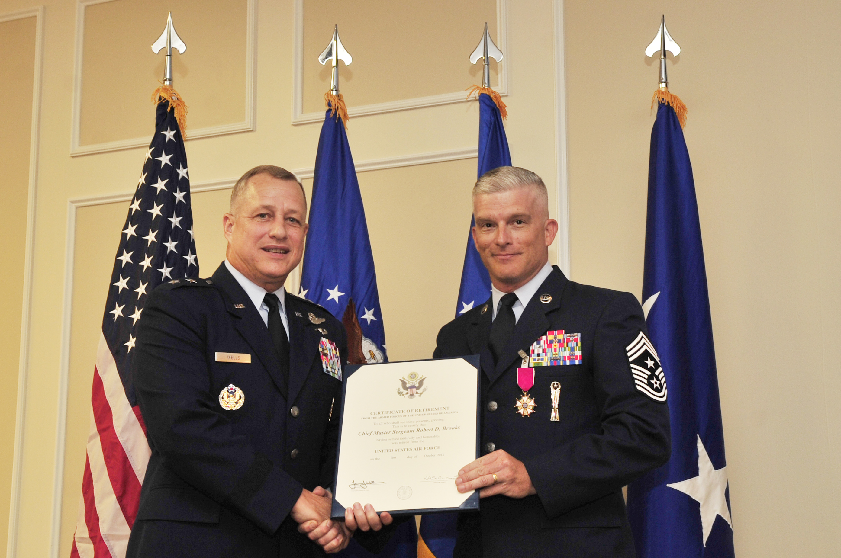 9th AF Command Chief transitions into retirement > Shaw Air Force Base ...