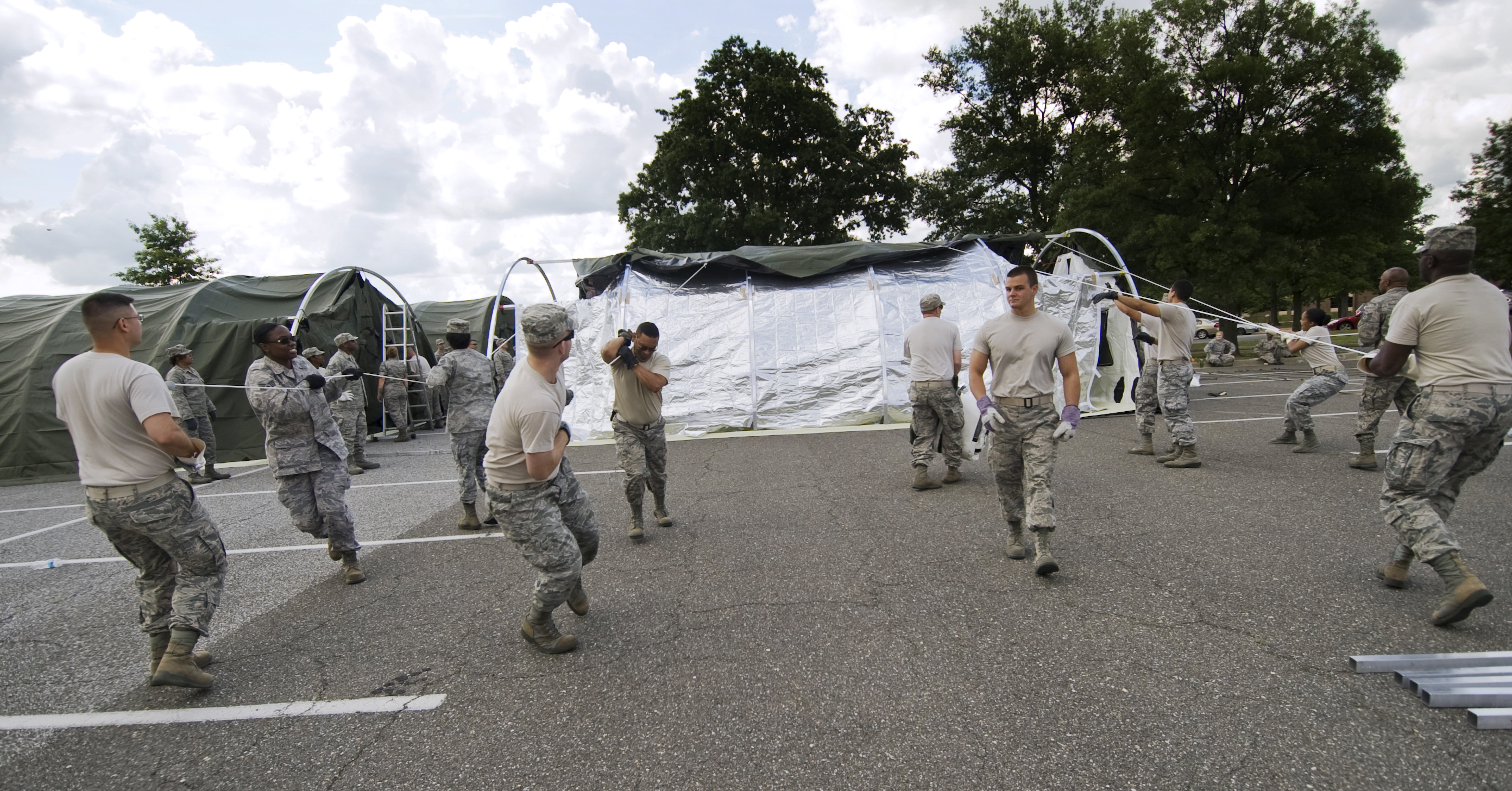 Med Group exercises disaster response skills
