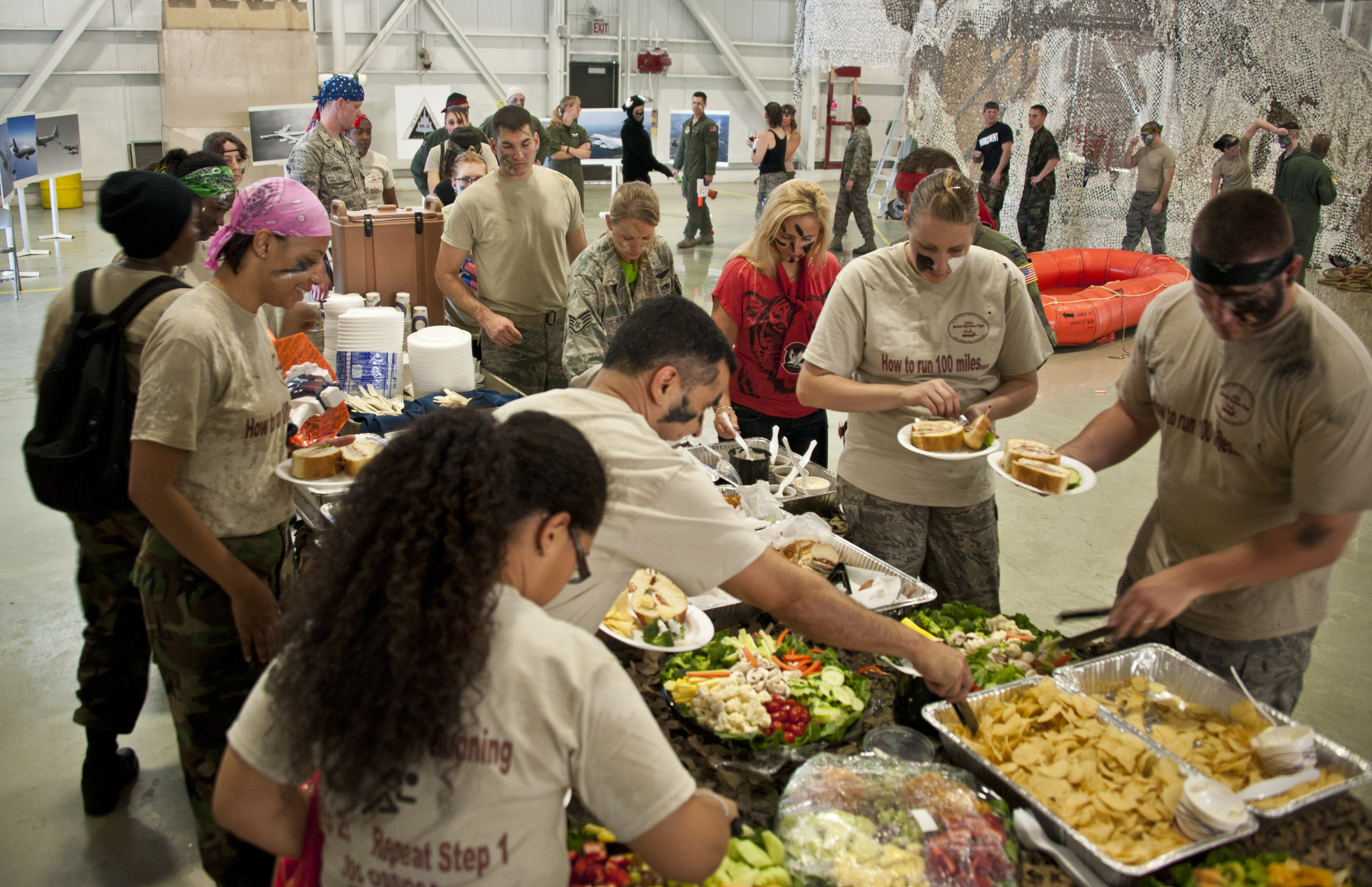305th OG combat dining in gets wet 'n' wild > Joint Base McGuire-Dix ...