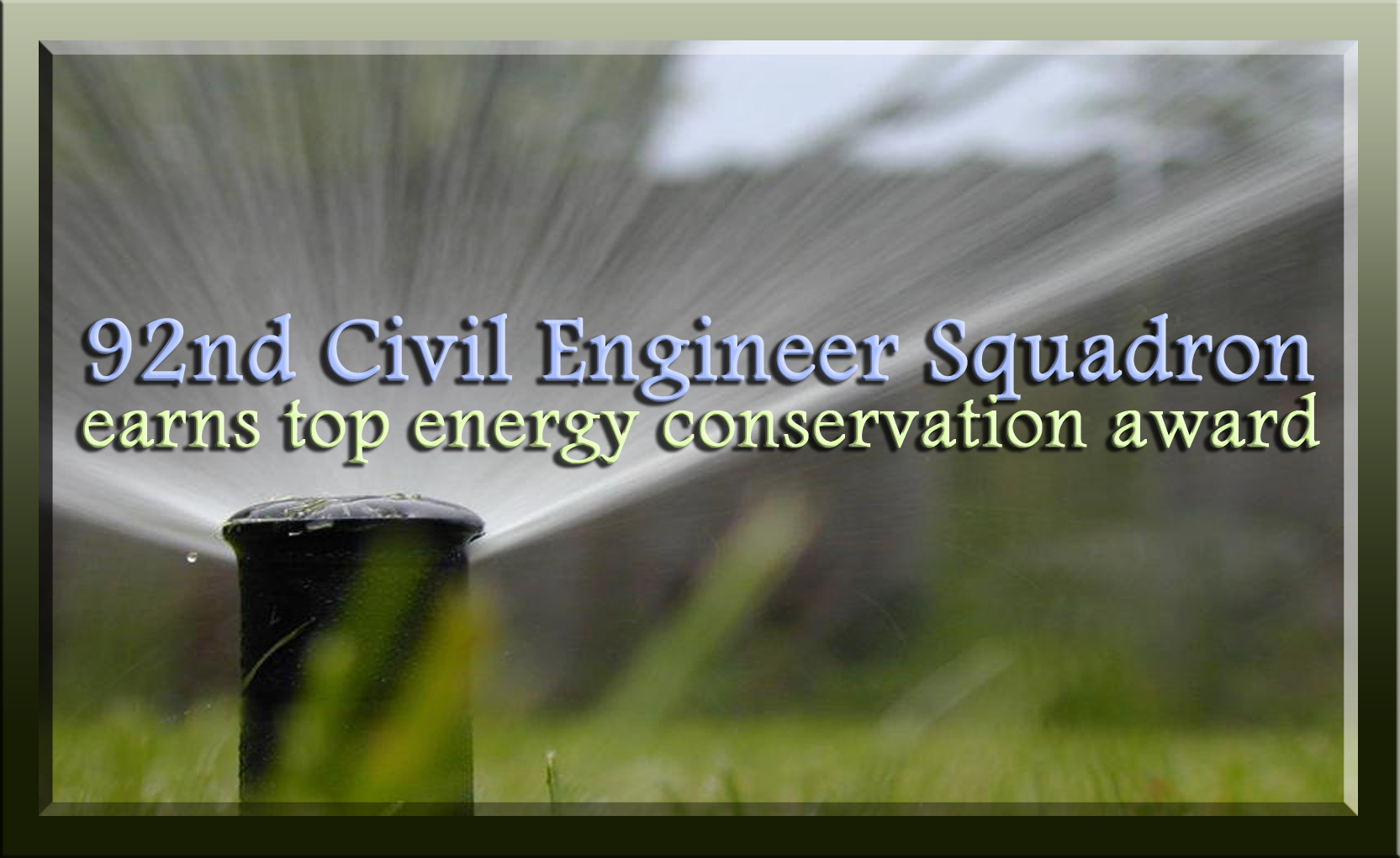 Fairchild AFB earns top energy conservation award > Fairchild Air Force ...