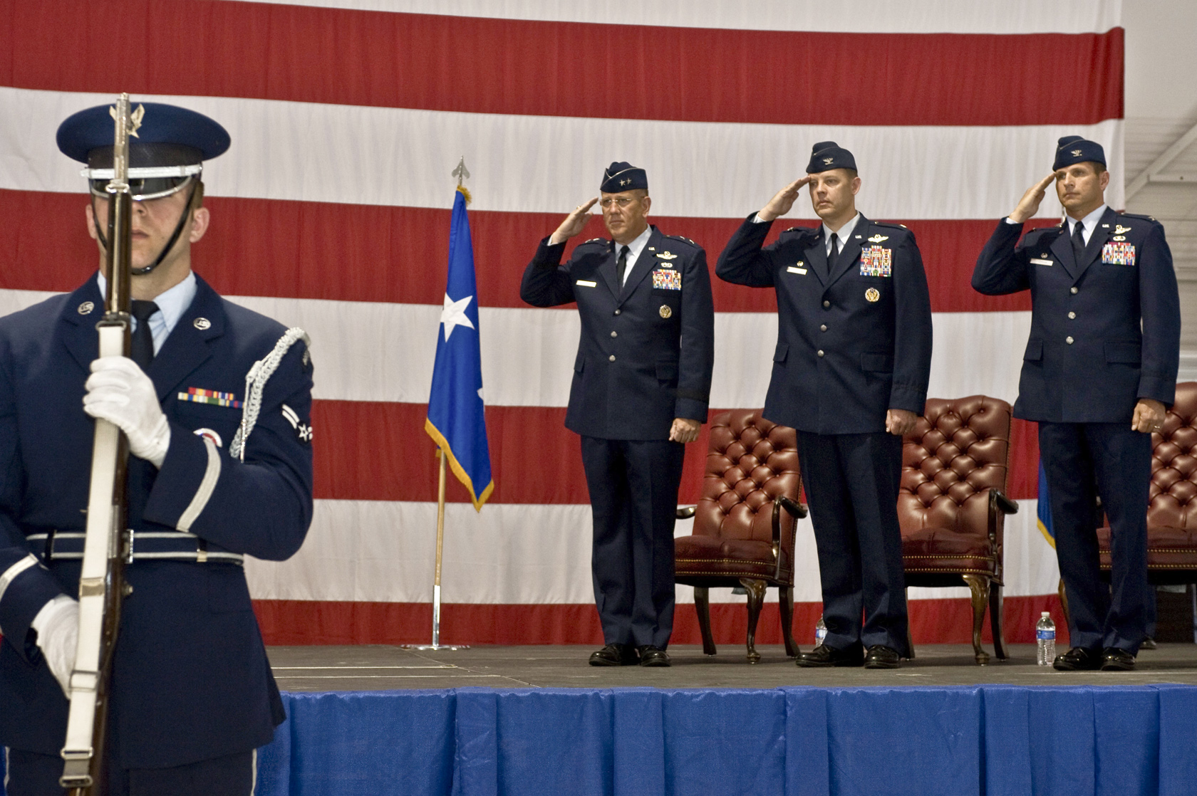 99th Air Base Wing bids farewell to commander, welcomes new boss ...