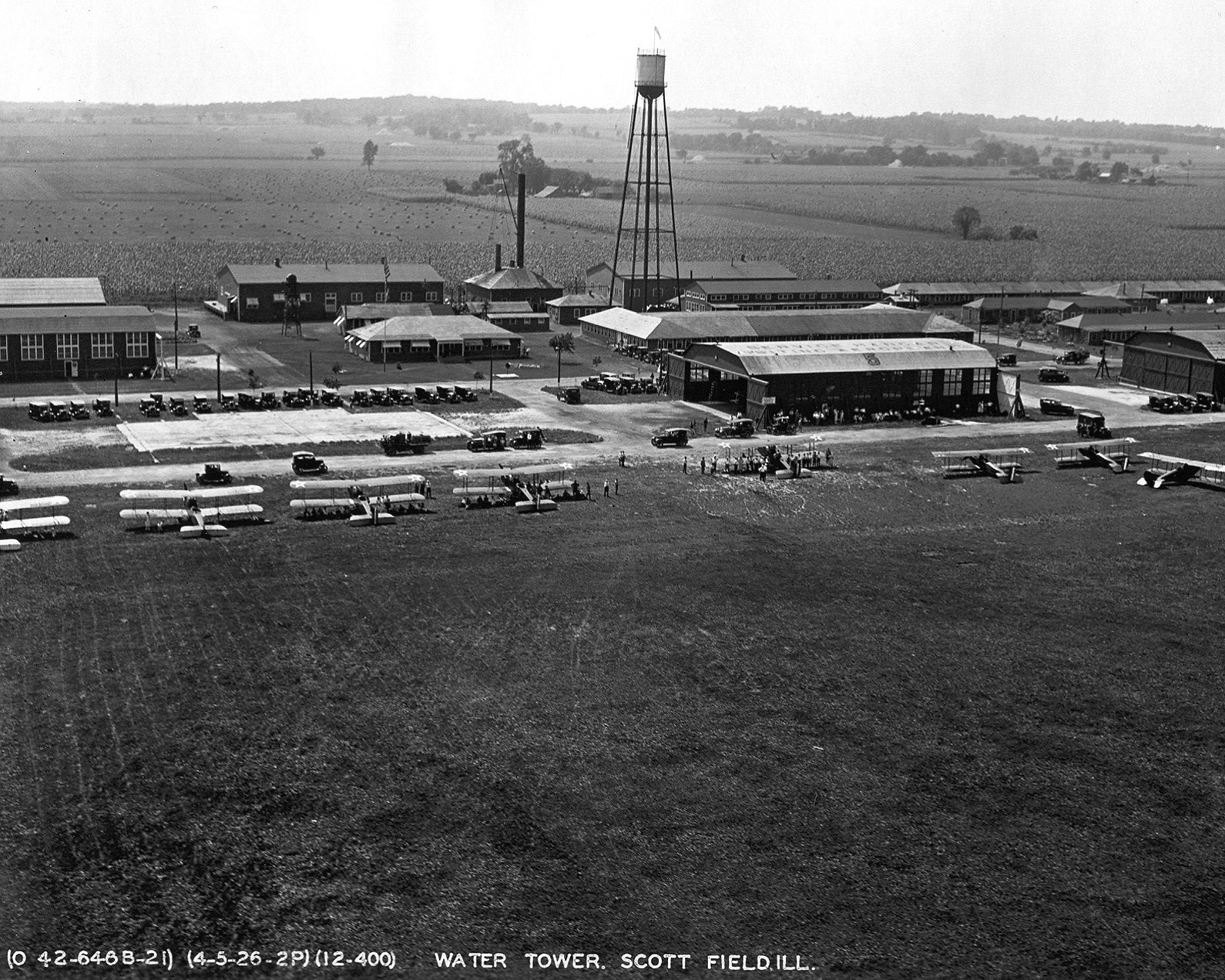 Scott Field Water Tower and Air Show, 1926
