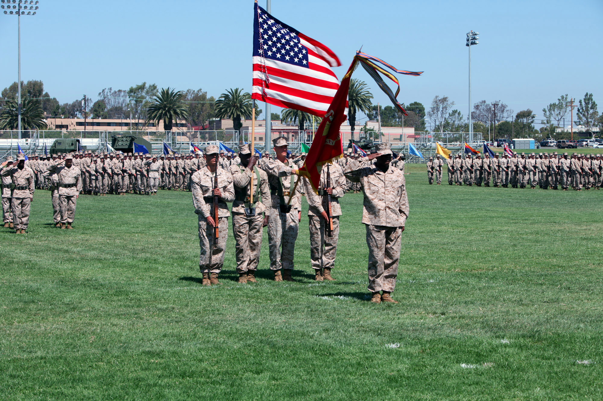 Sgt. Maj. Randall Carter relinquished his post as I Marine ...