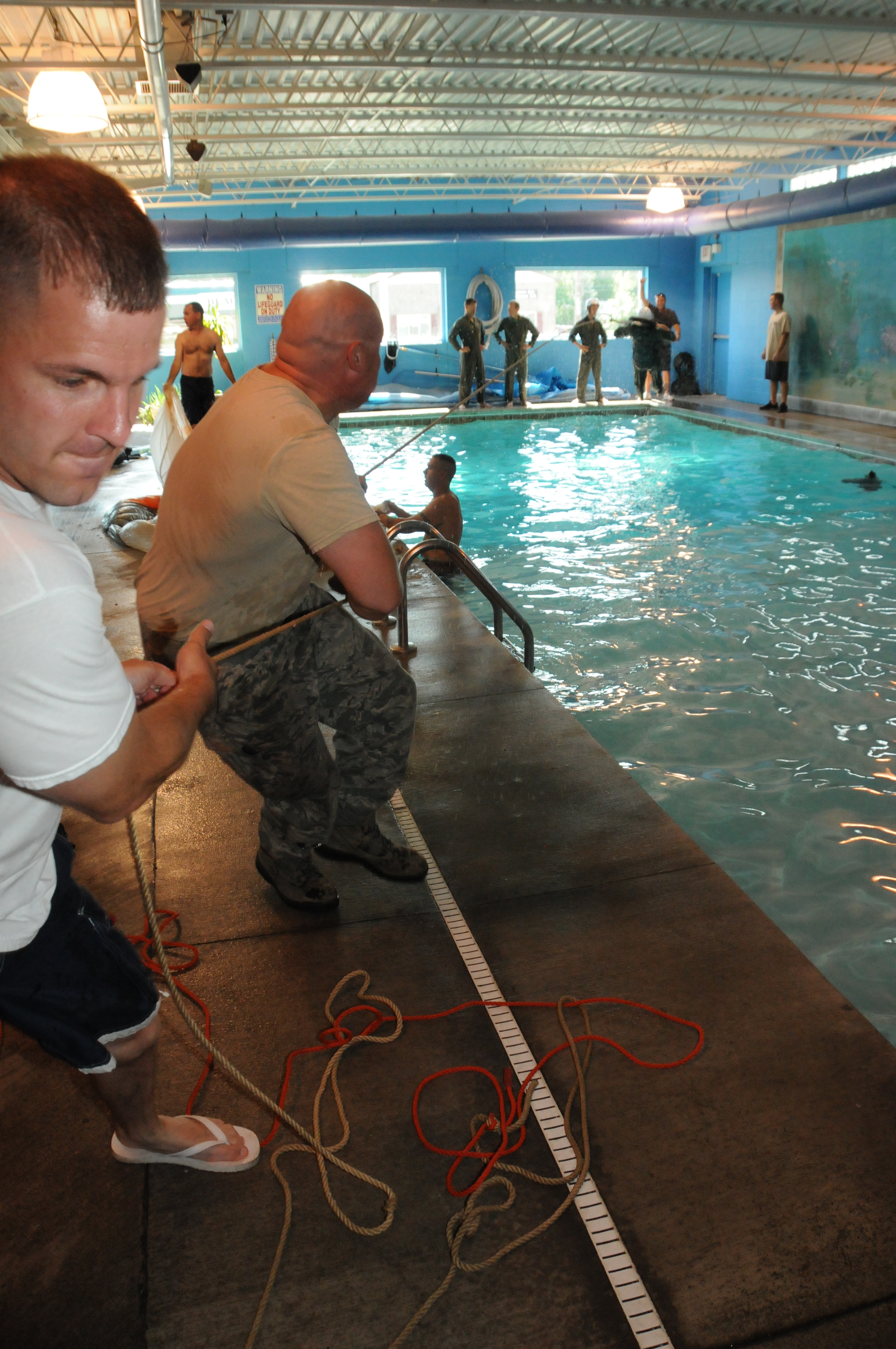 Pilots make a splash with water survival!