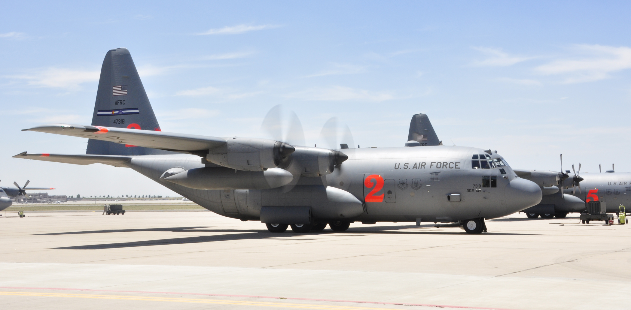 Air Force Reserve and Wyoming Air National Guard continue aerial fire ...