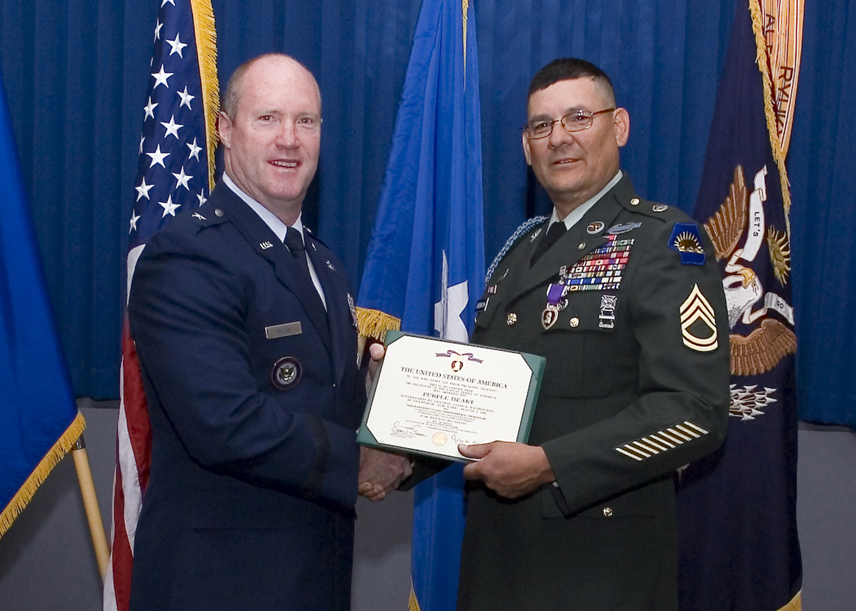 Edwards employee, retired Army sergeant receives Purple Heart > Edwards ...
