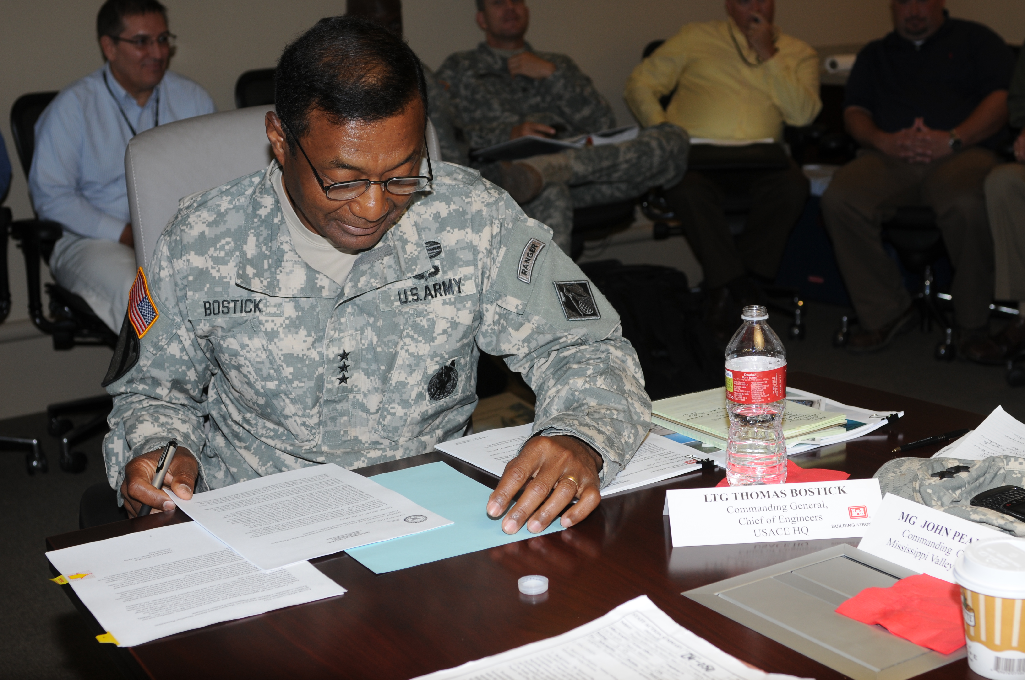 USACE commanding general signs Louisiana Coastal Area Barataria Basin ...