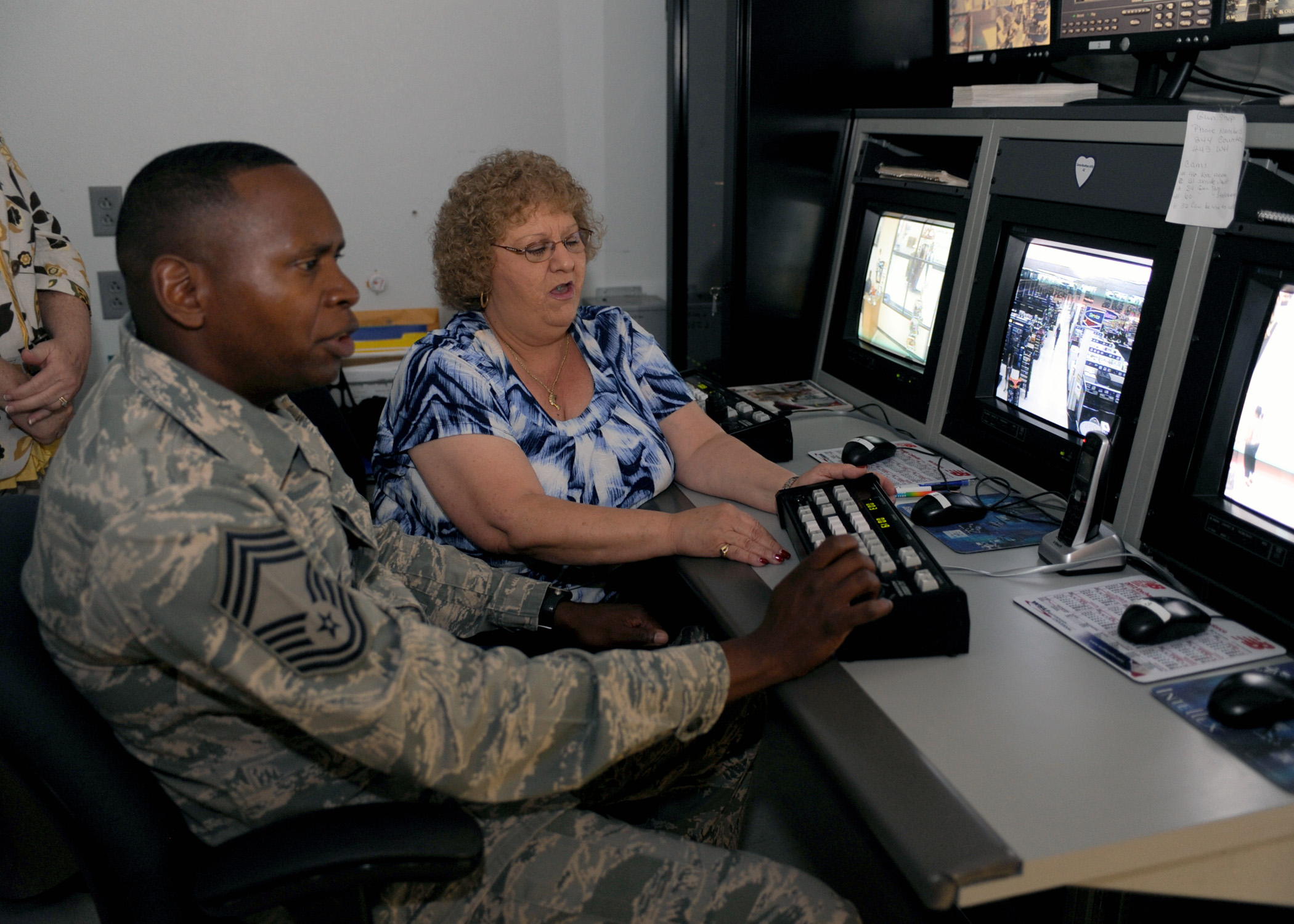 AAFES New Chief Visits The Base Exchange