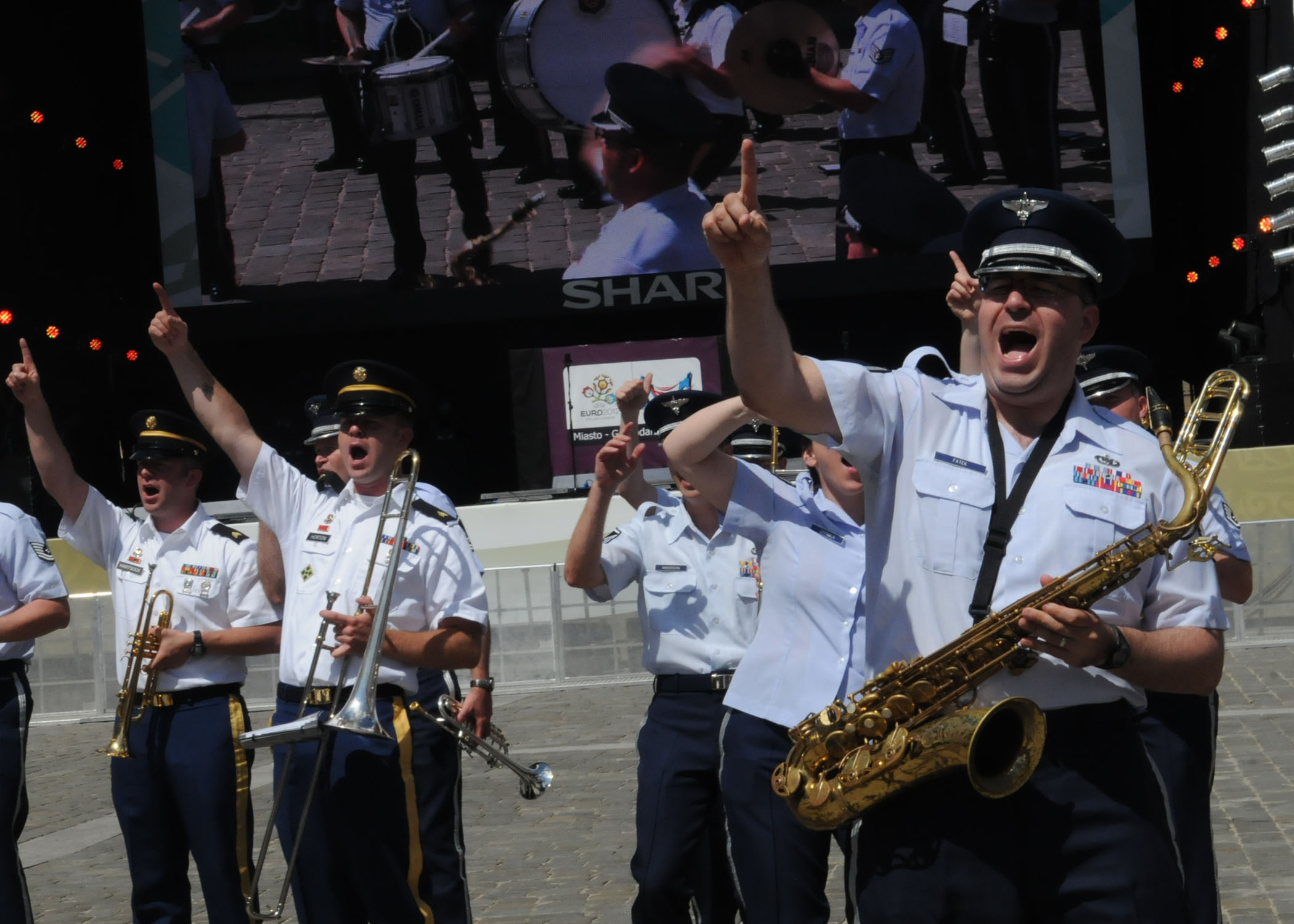 USAFE band builds partnerships through music at Polish bands festival ...