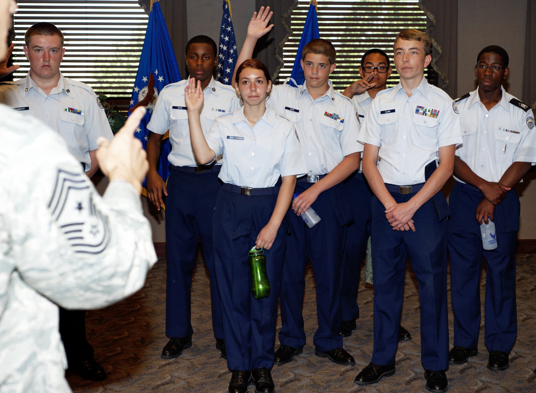 JROTC cadets meet ACC Command Chief > Joint Base Langley-Eustis ...