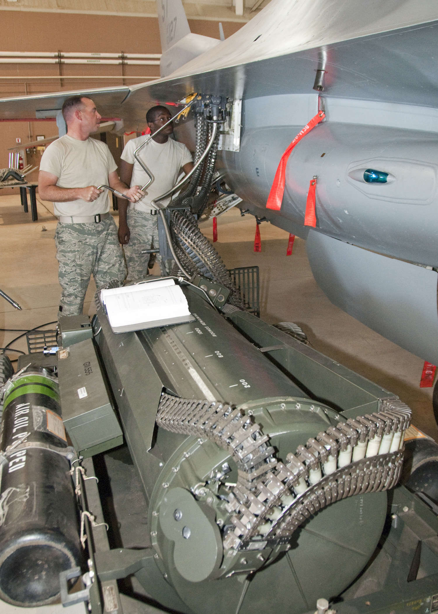 F-16 Ammunition Loading