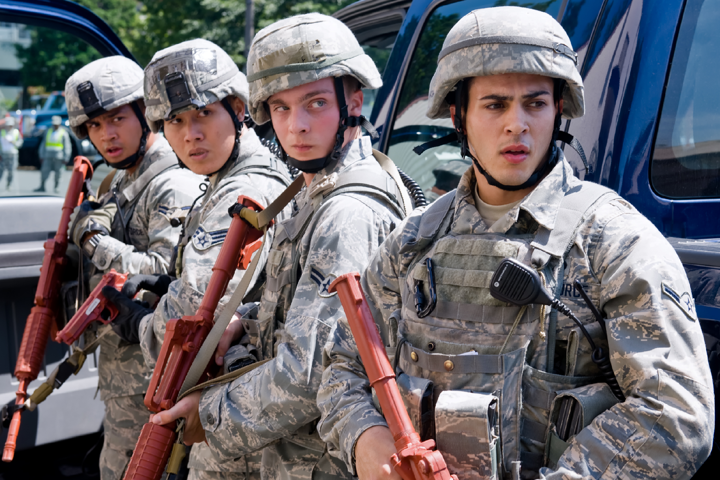 First responders work as team