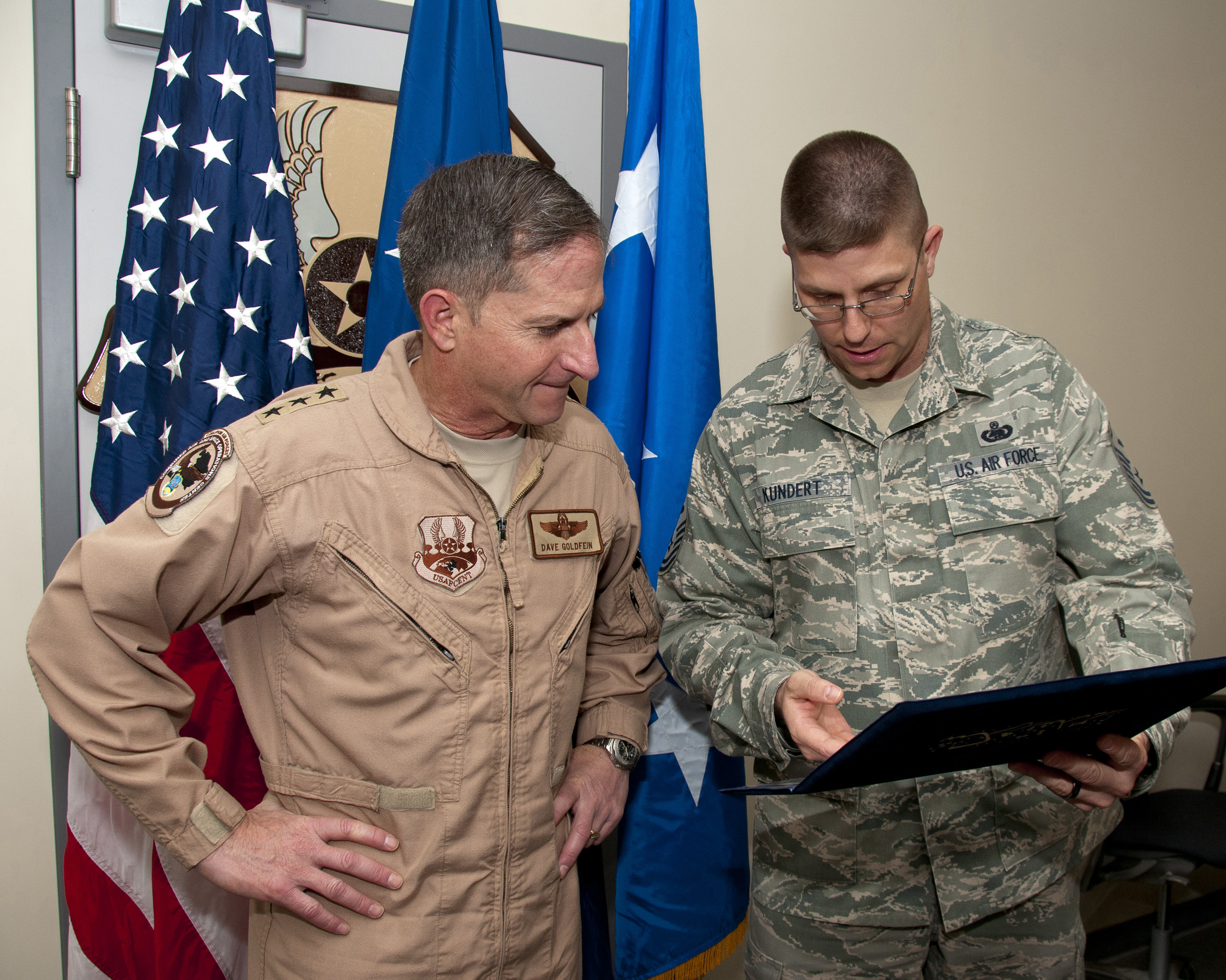 CFACC given Associate Membership to the Air Force Sergeants Association