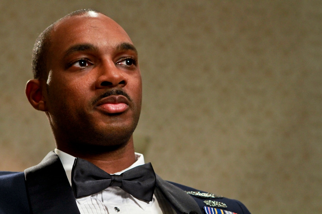 Air Force Capt. J.H. Smith, who earned the Distinguished Flying Cross ...