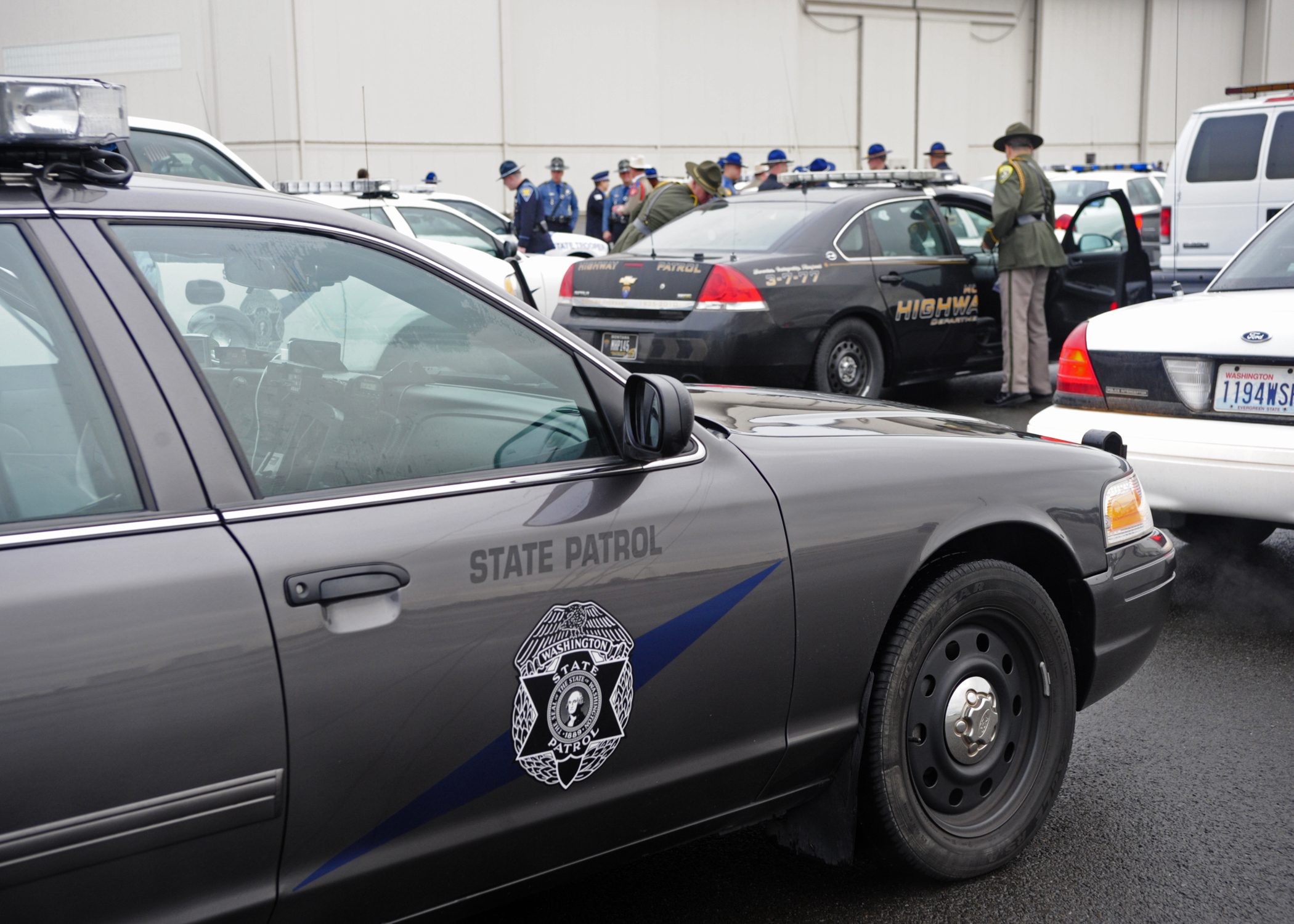 Washington State Patrol procession