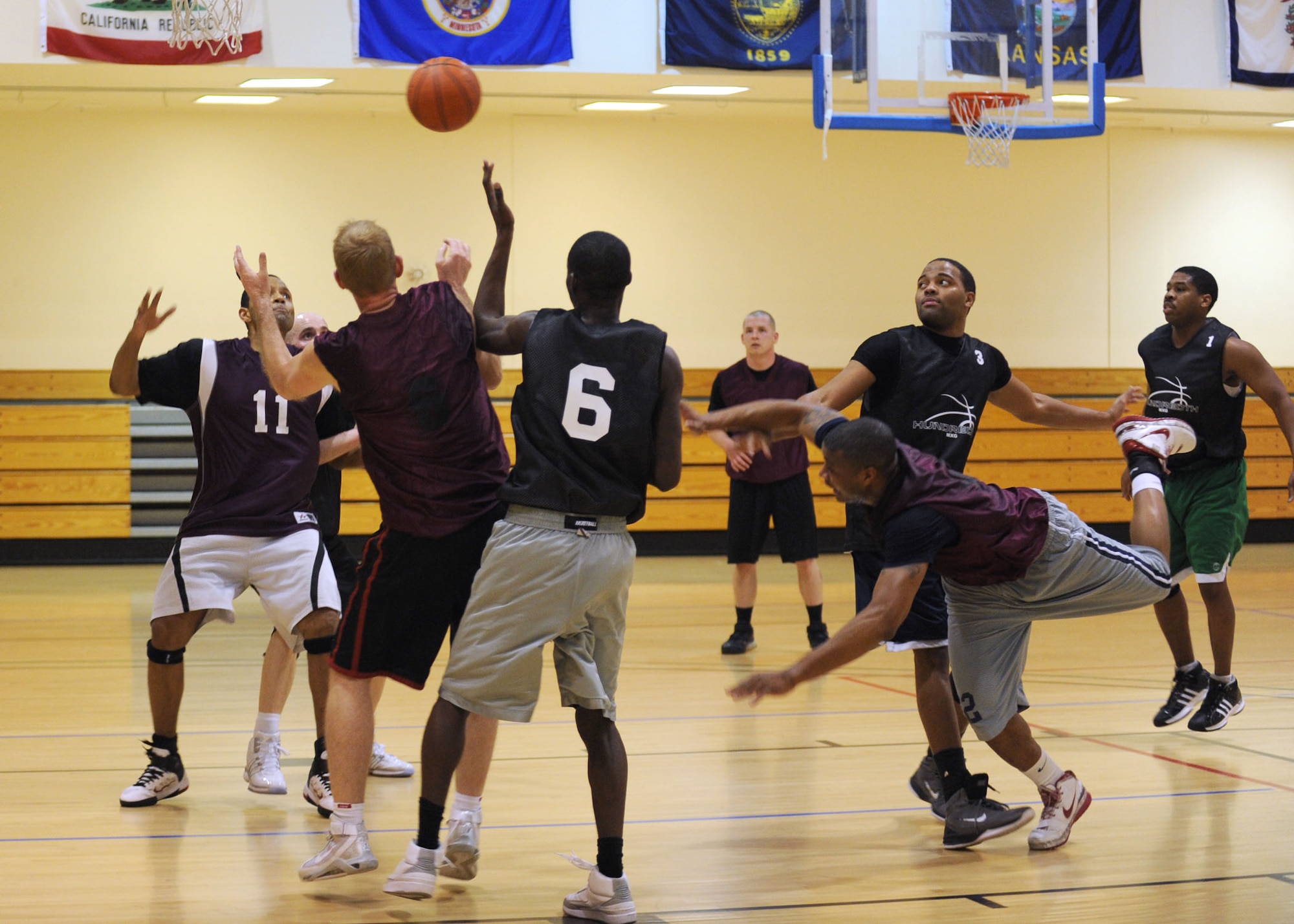 100th Maintenance Group wins intramural basketball tourney > Royal Air ...