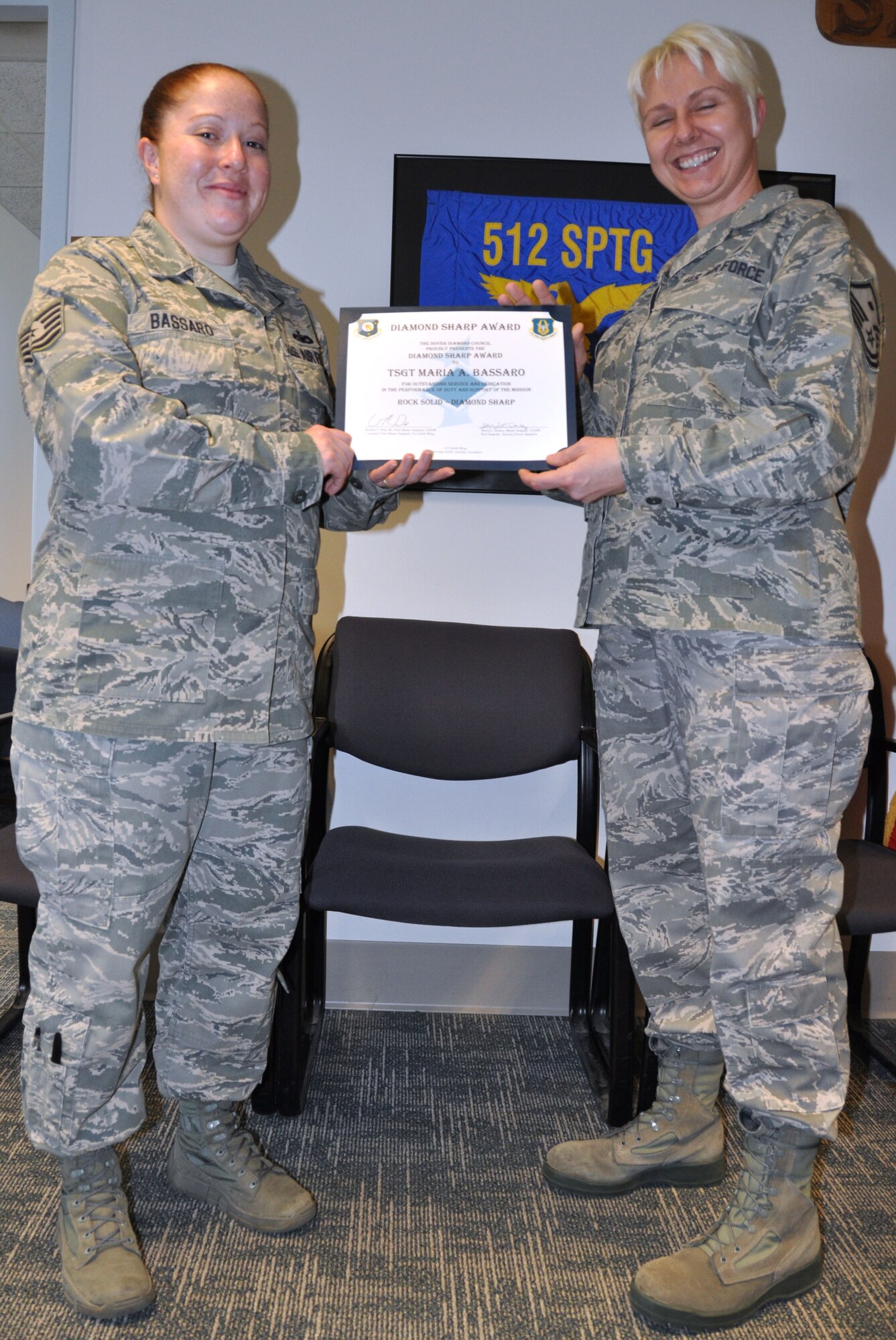 Diamond Sharp Award > 512th Airlift Wing > Article Display